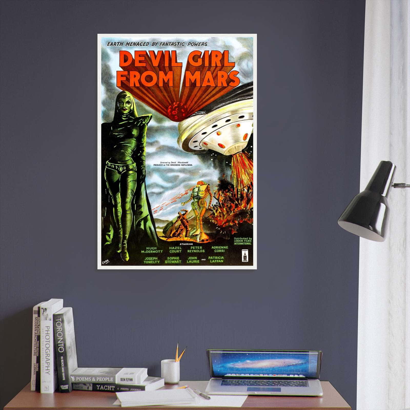 Devil Girl from Mars (1954) Movie Poster Print - Citiesbox