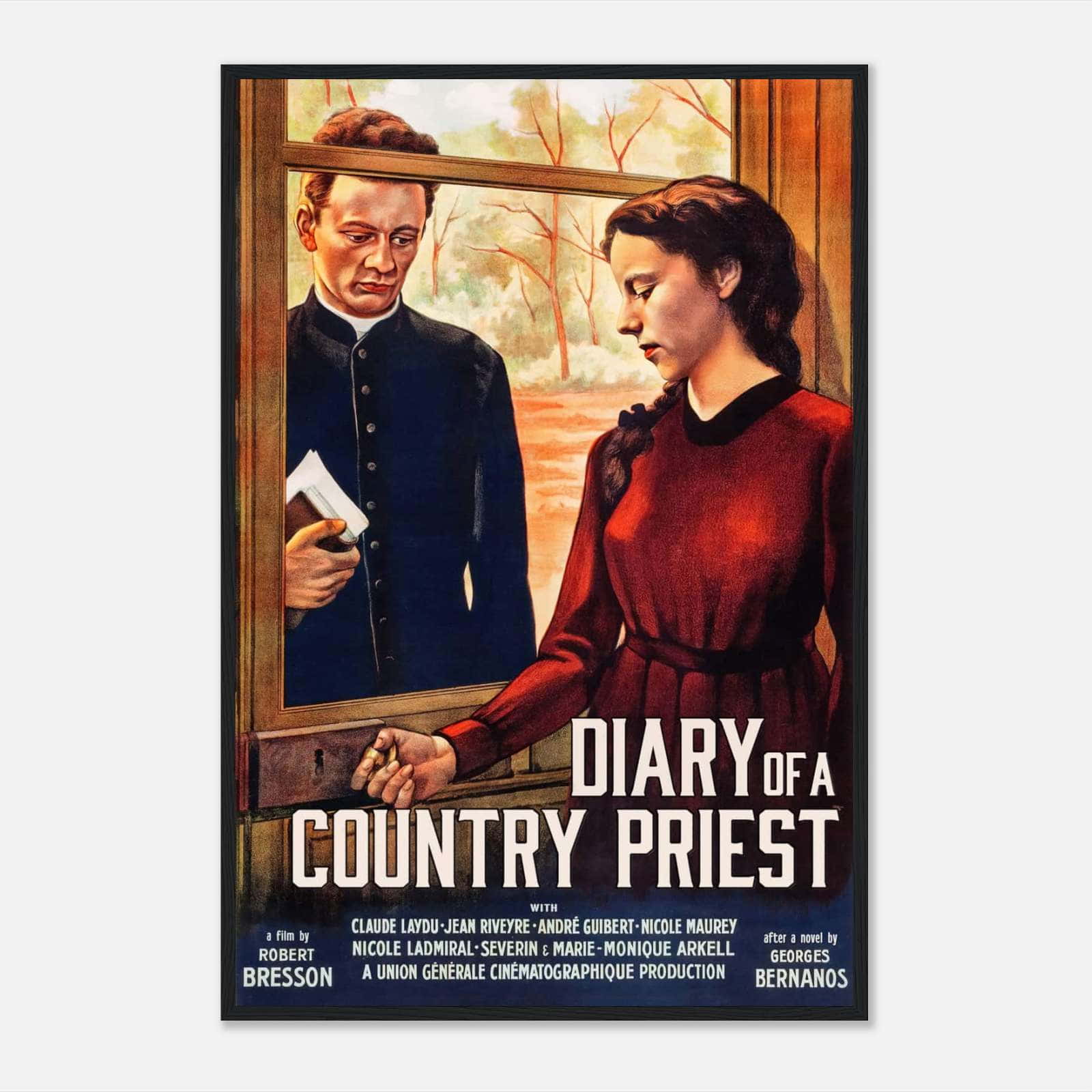 Diary of a Country Priest (1951) Movie Poster Print - Citiesbox