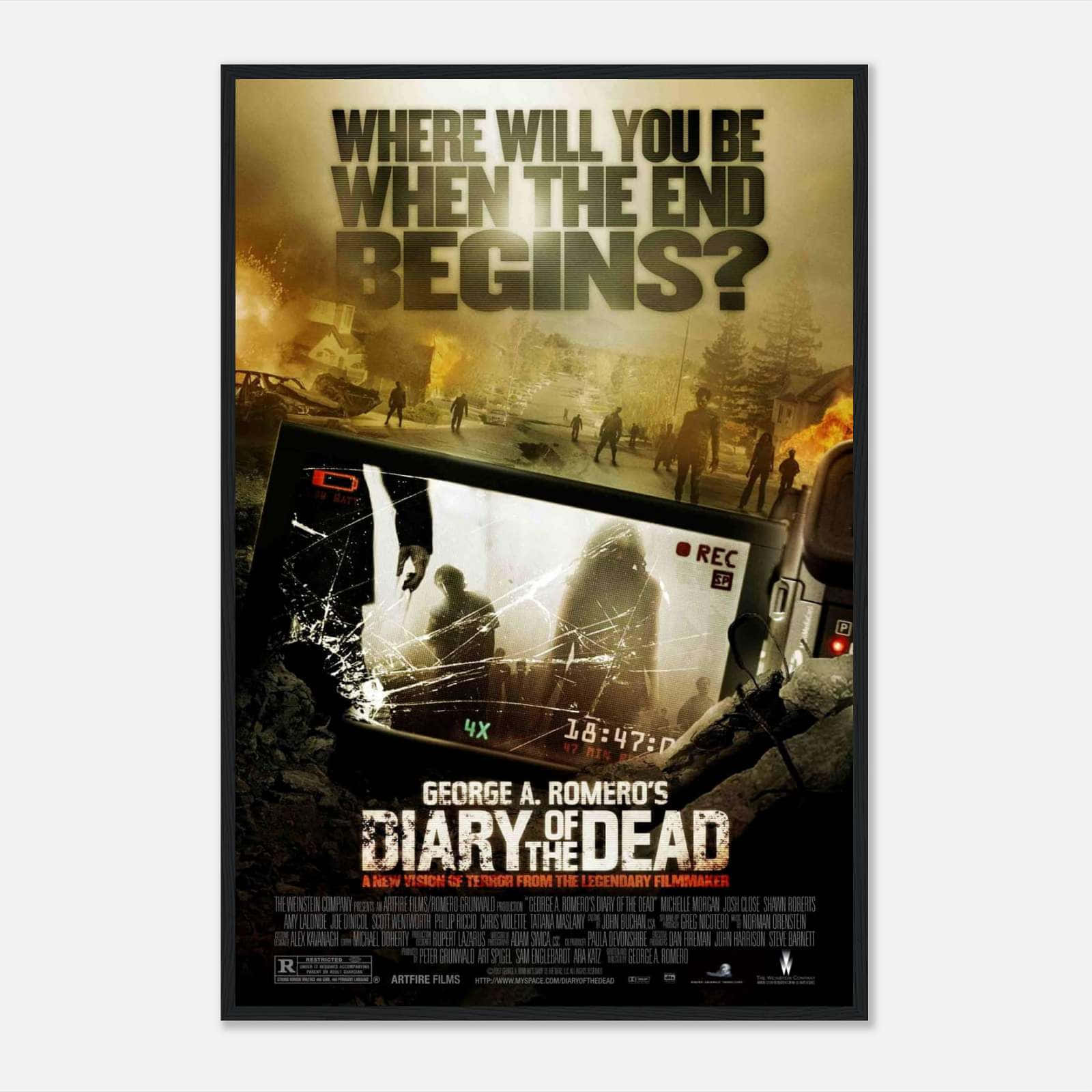 Diary of the Dead (2007) Movie Poster Print - Citiesbox