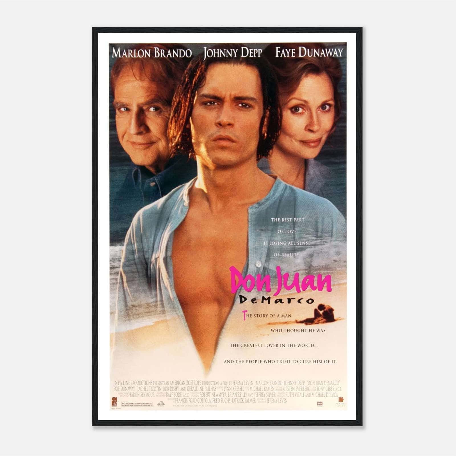 Don Juan DeMarco (1994) Movie Poster Print - Citiesbox
