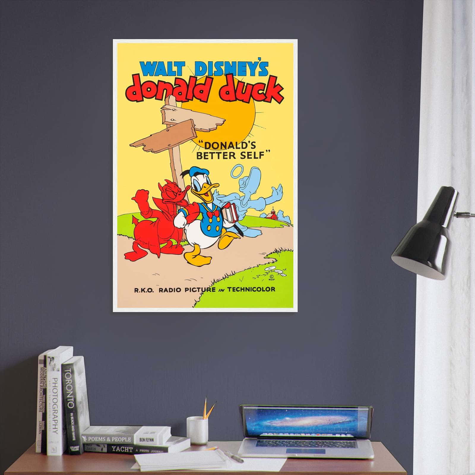 Donald's Better Self (1938) Movie Poster Print - Citiesbox
