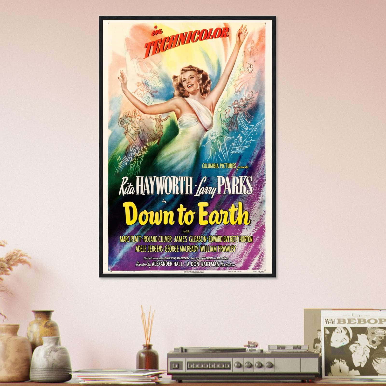 Down to Earth (1947) Movie Poster Print - Citiesbox