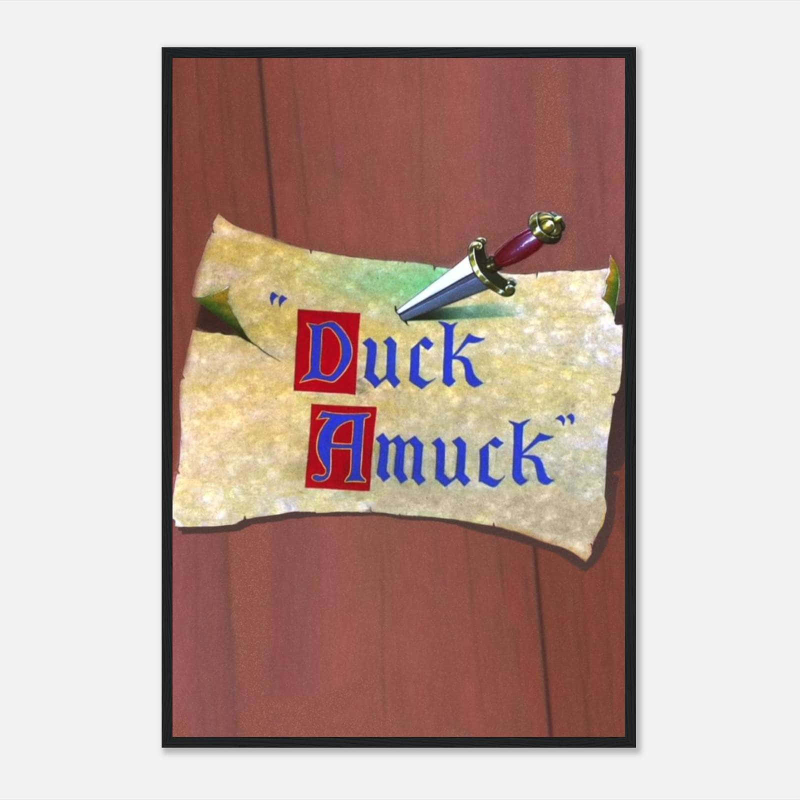 Duck Amuck (1953) Movie Poster Print - Citiesbox