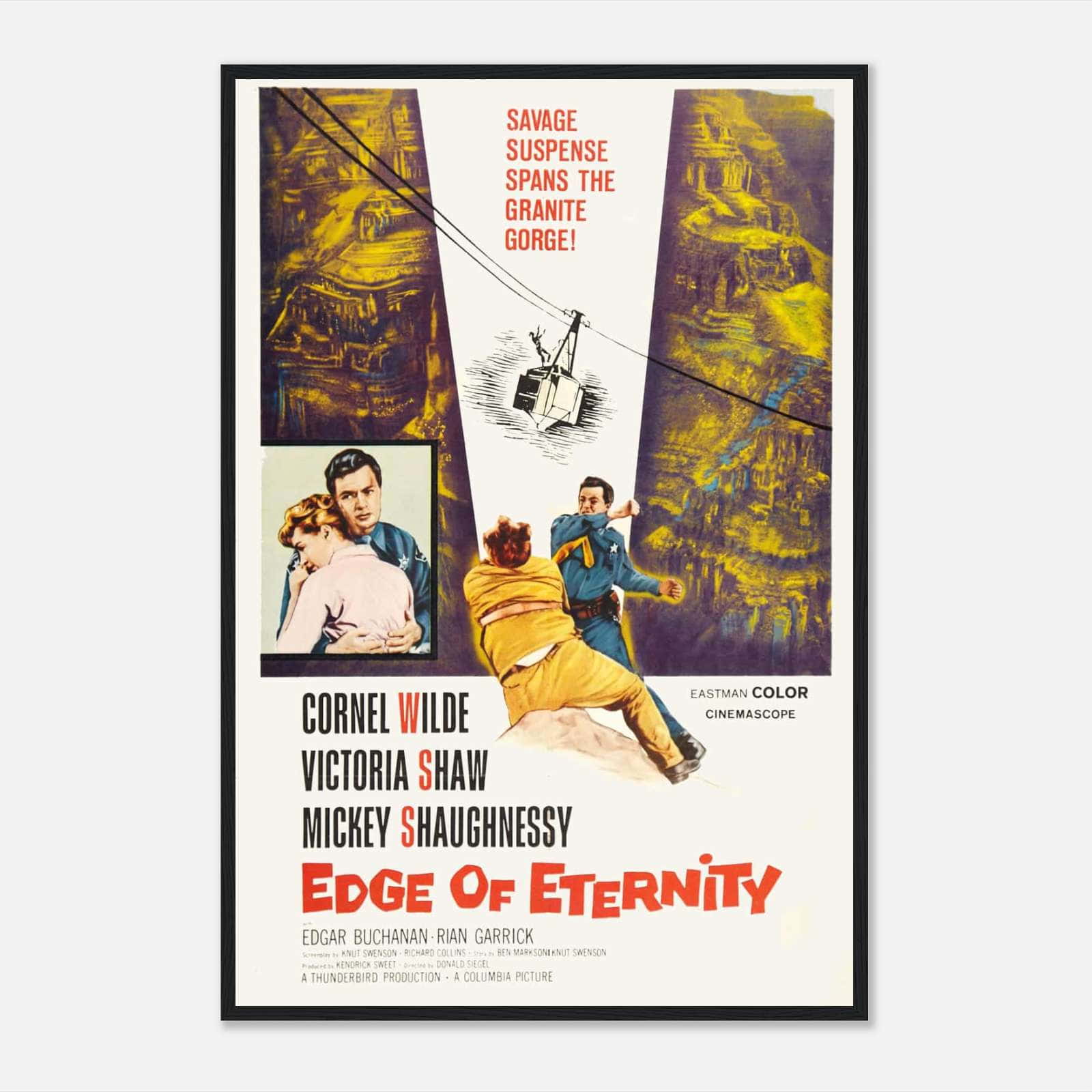 Edge of Eternity (1959) Movie Poster Print - Citiesbox