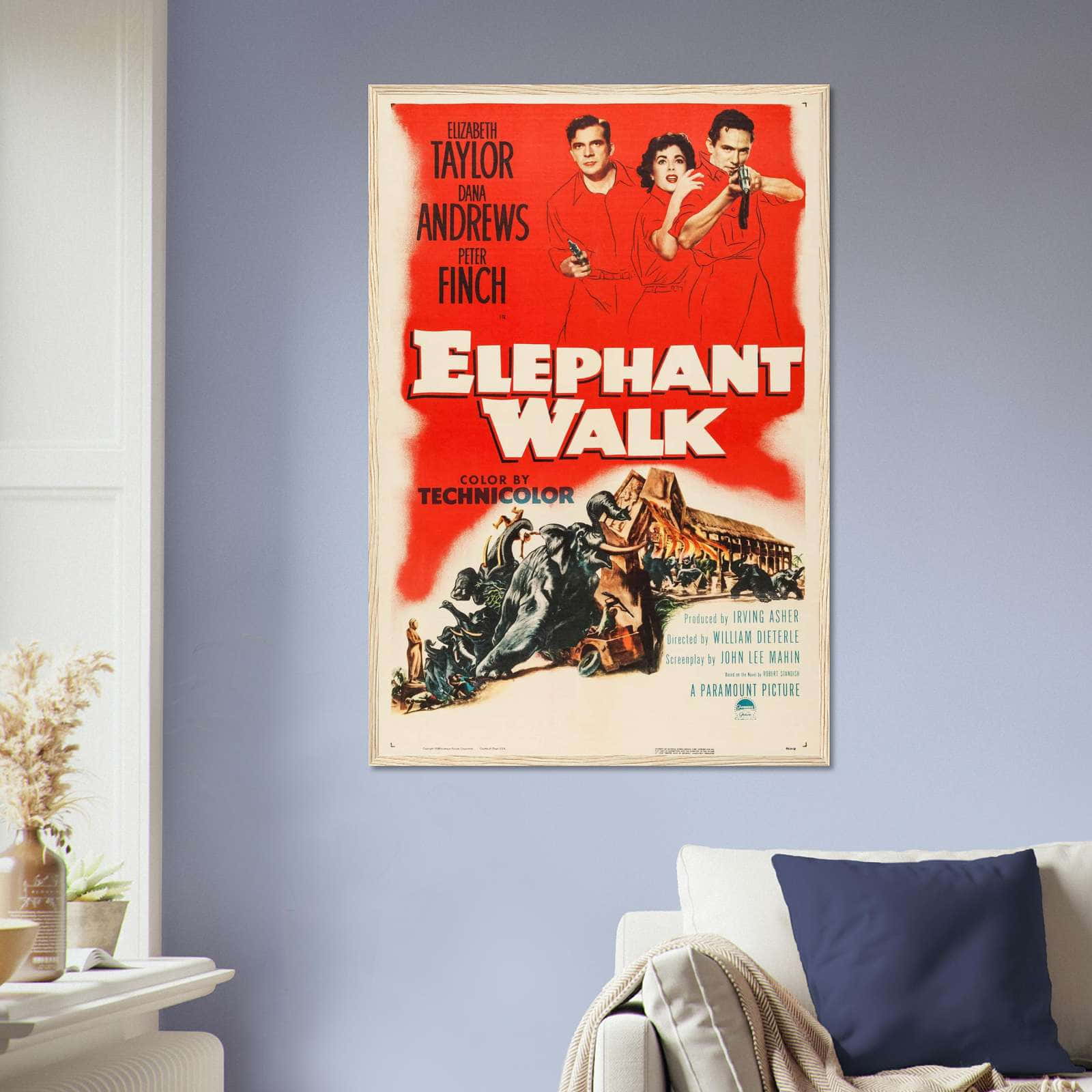 Elephant Walk (1954) Movie Poster Print - Citiesbox