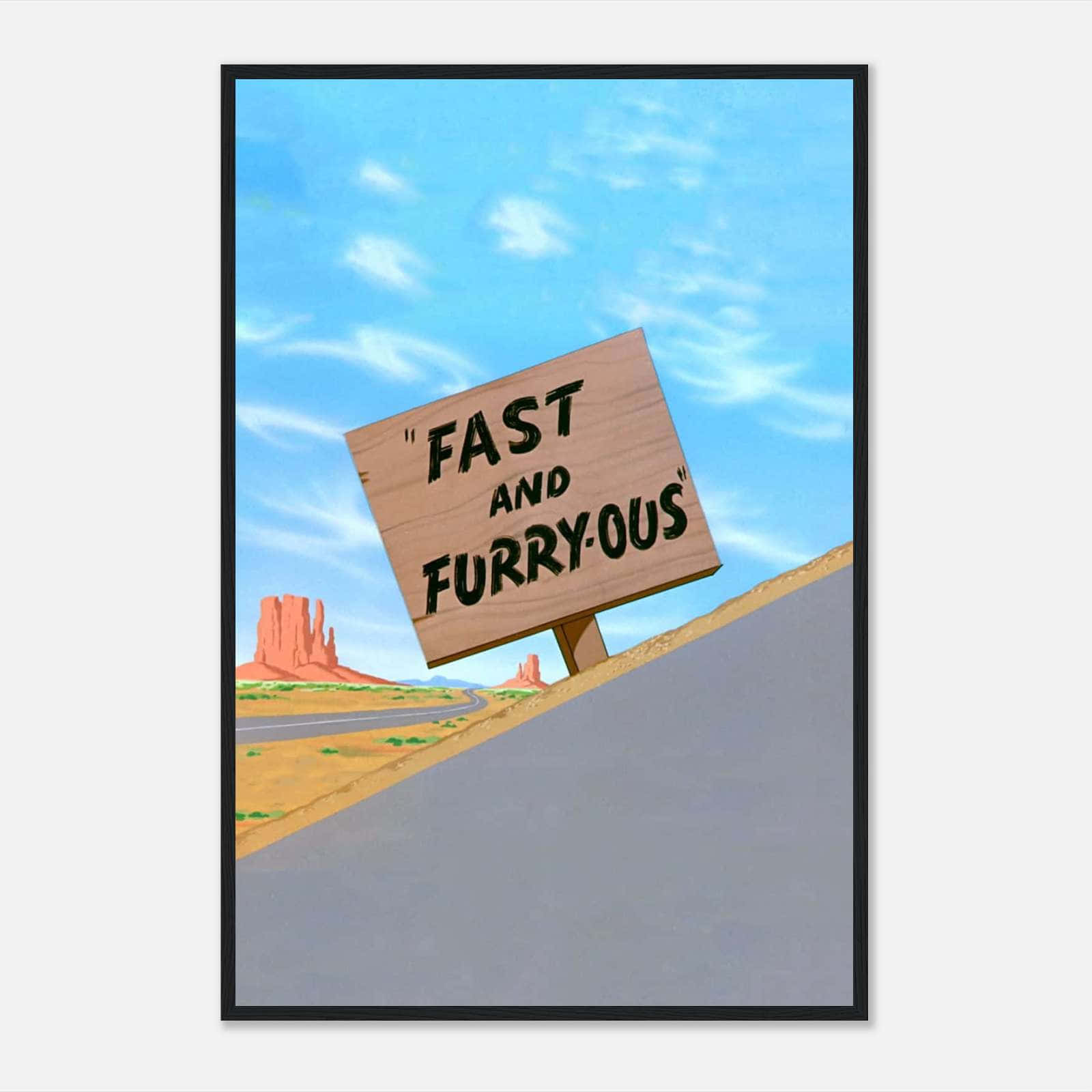 Fast and Furry-ous (1949) Movie Poster Print - Citiesbox
