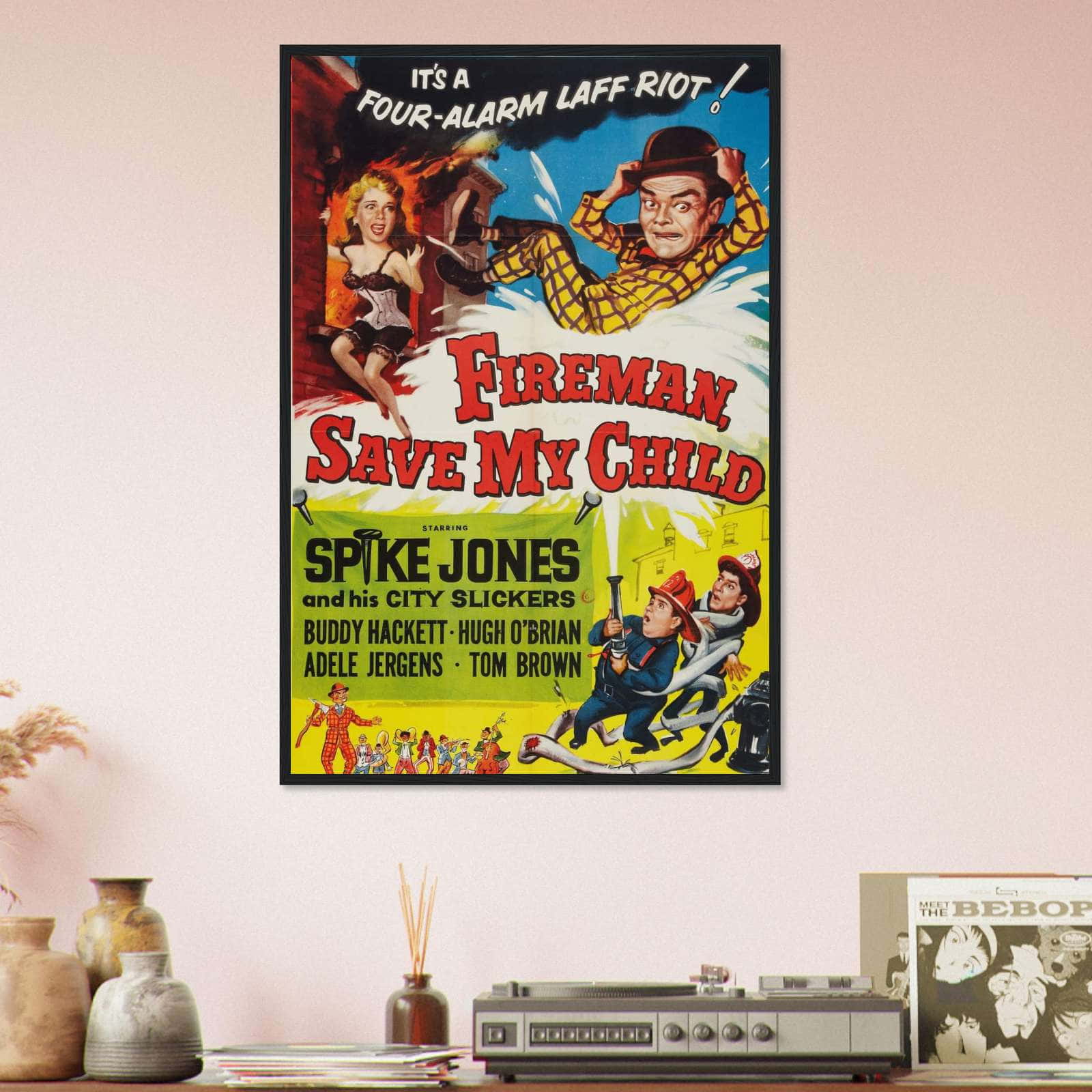 Fireman Save My Child (1954) Movie Poster Print - Citiesbox