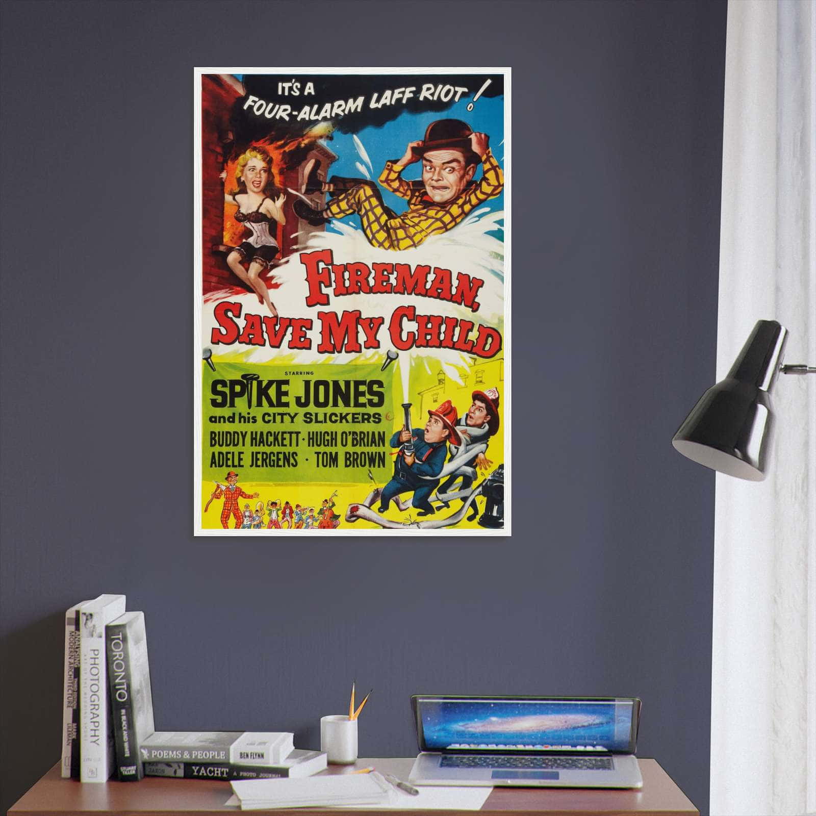 Fireman Save My Child (1954) Movie Poster Print - Citiesbox