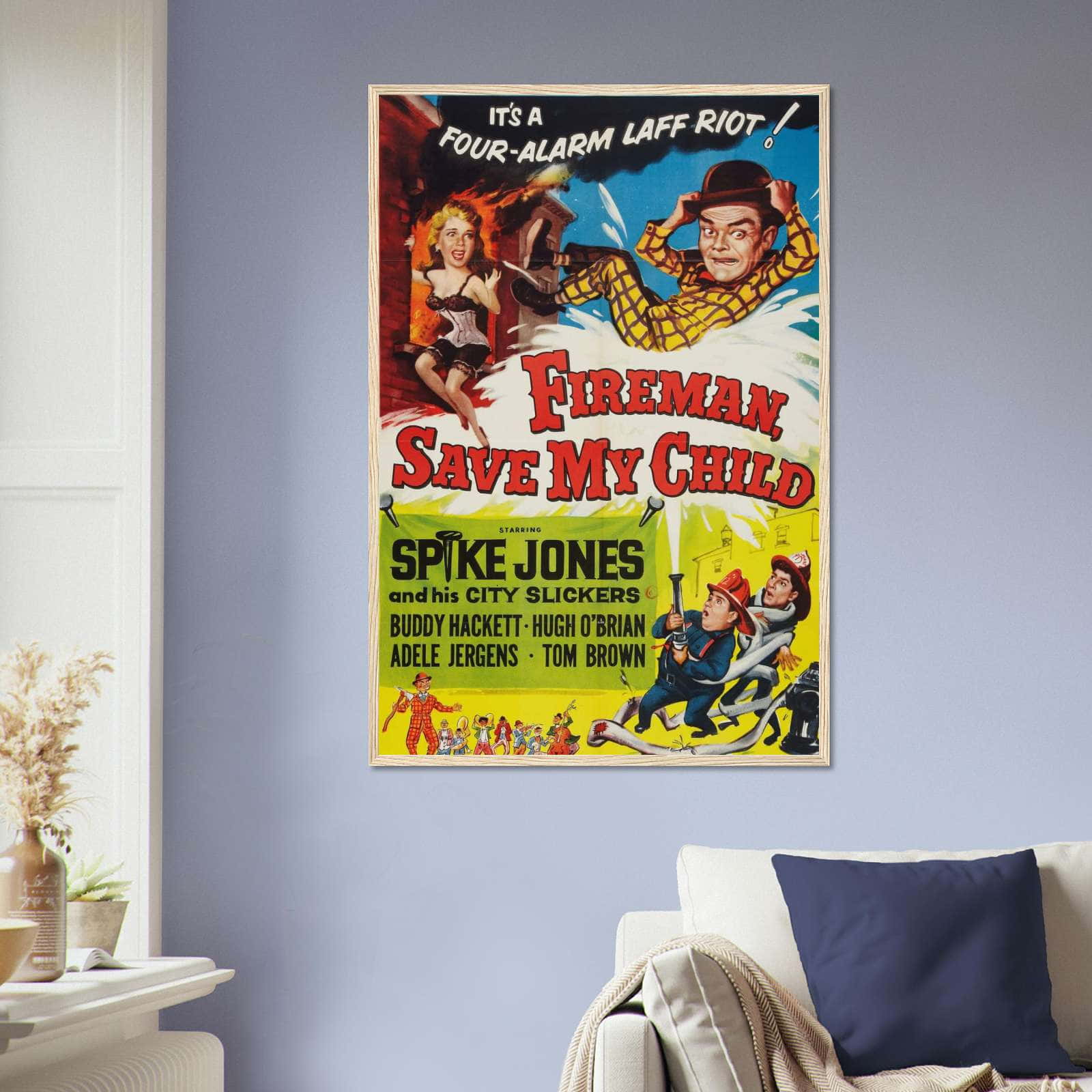 Fireman Save My Child (1954) Movie Poster Print - Citiesbox