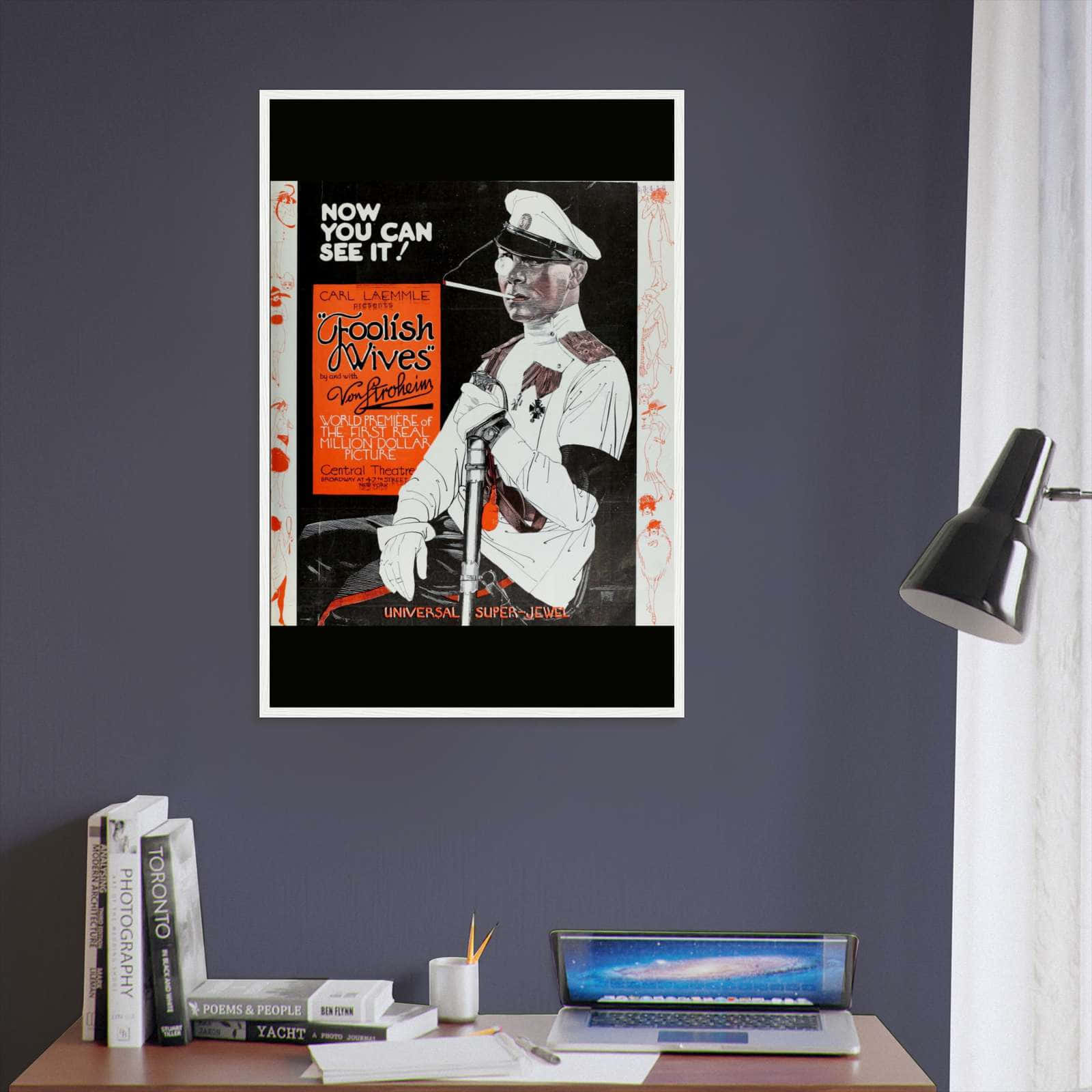 Foolish Wives (1922) Movie Poster Print - Citiesbox