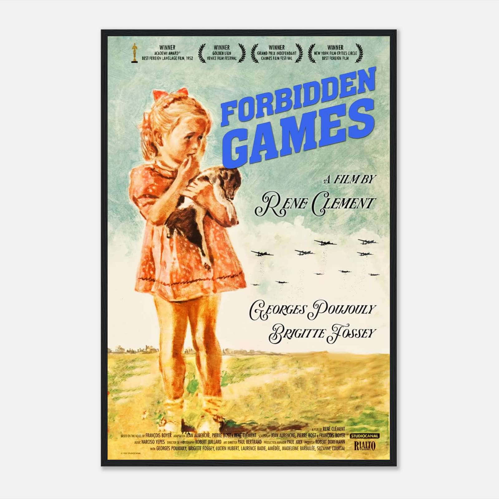 Forbidden Games (1952) Movie Poster Print - Citiesbox