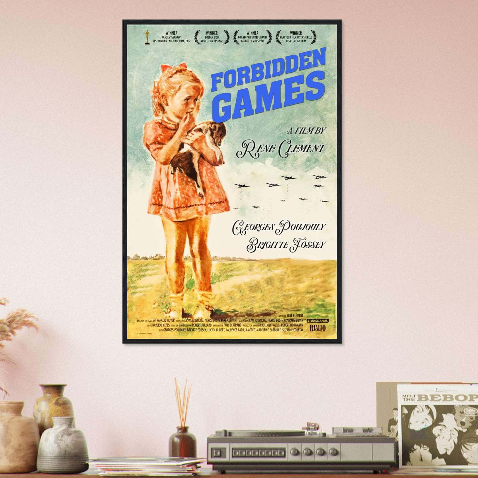 Forbidden Games (1952) Movie Poster Print - Citiesbox