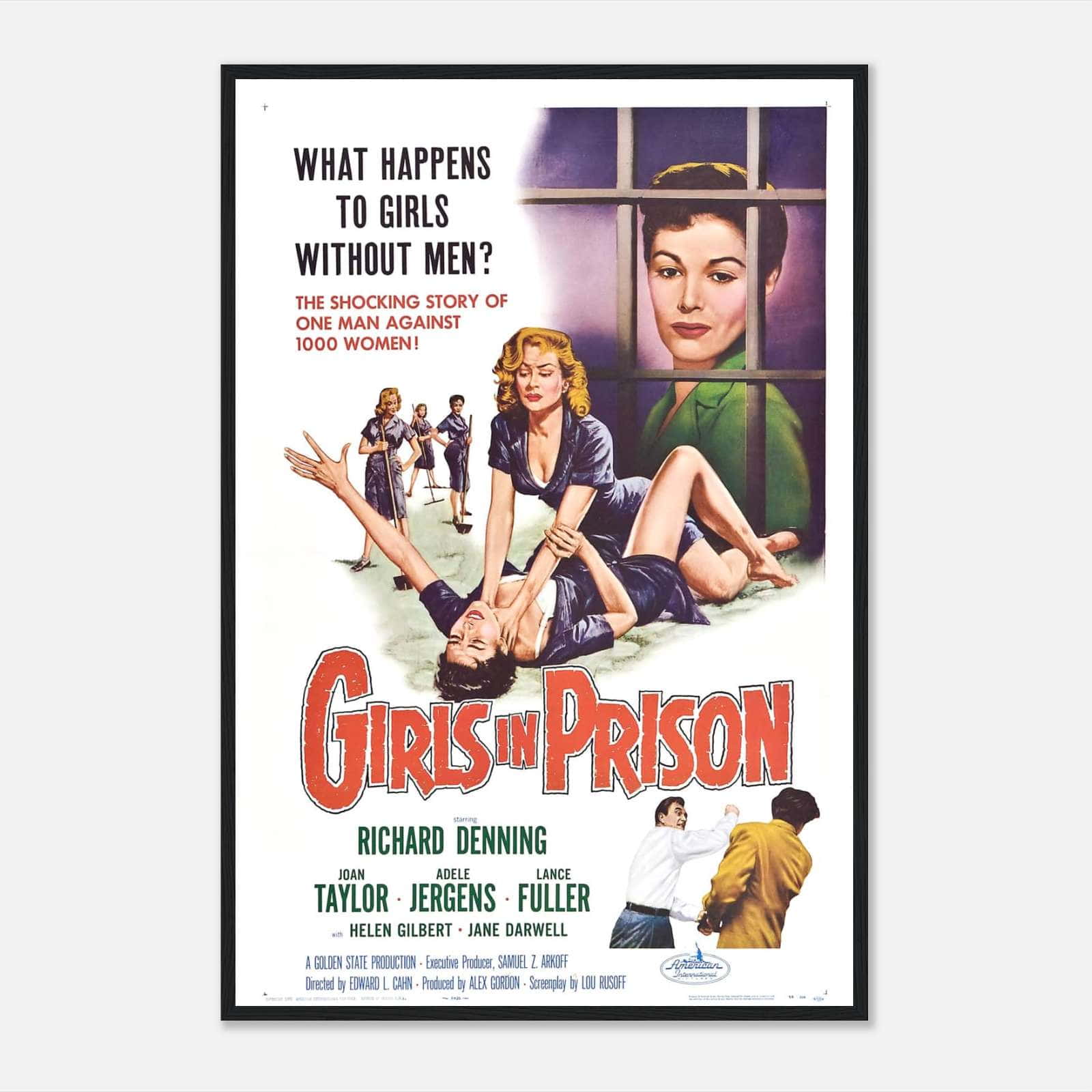 Girls In Prison 1956 Movie Poster Print Citiesbox