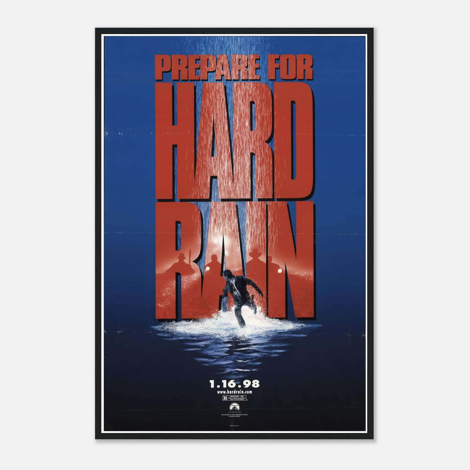 Hard Rain (1998) Movie Poster Print - Citiesbox