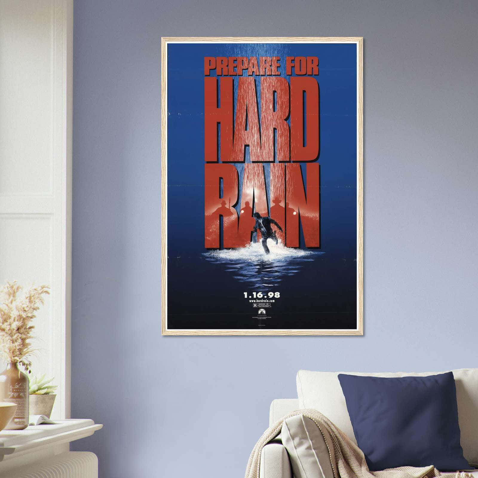 Hard Rain (1998) Movie Poster Print - Citiesbox