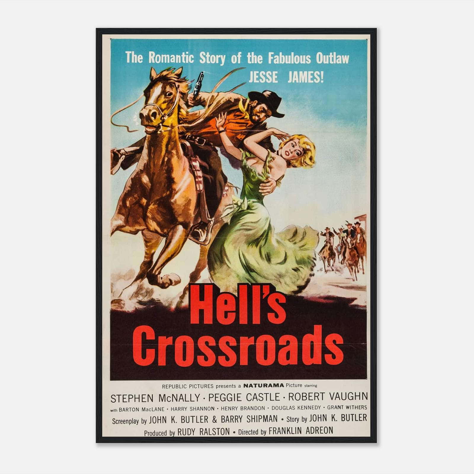 Hell's Crossroads (1957) Movie Poster Print - Citiesbox