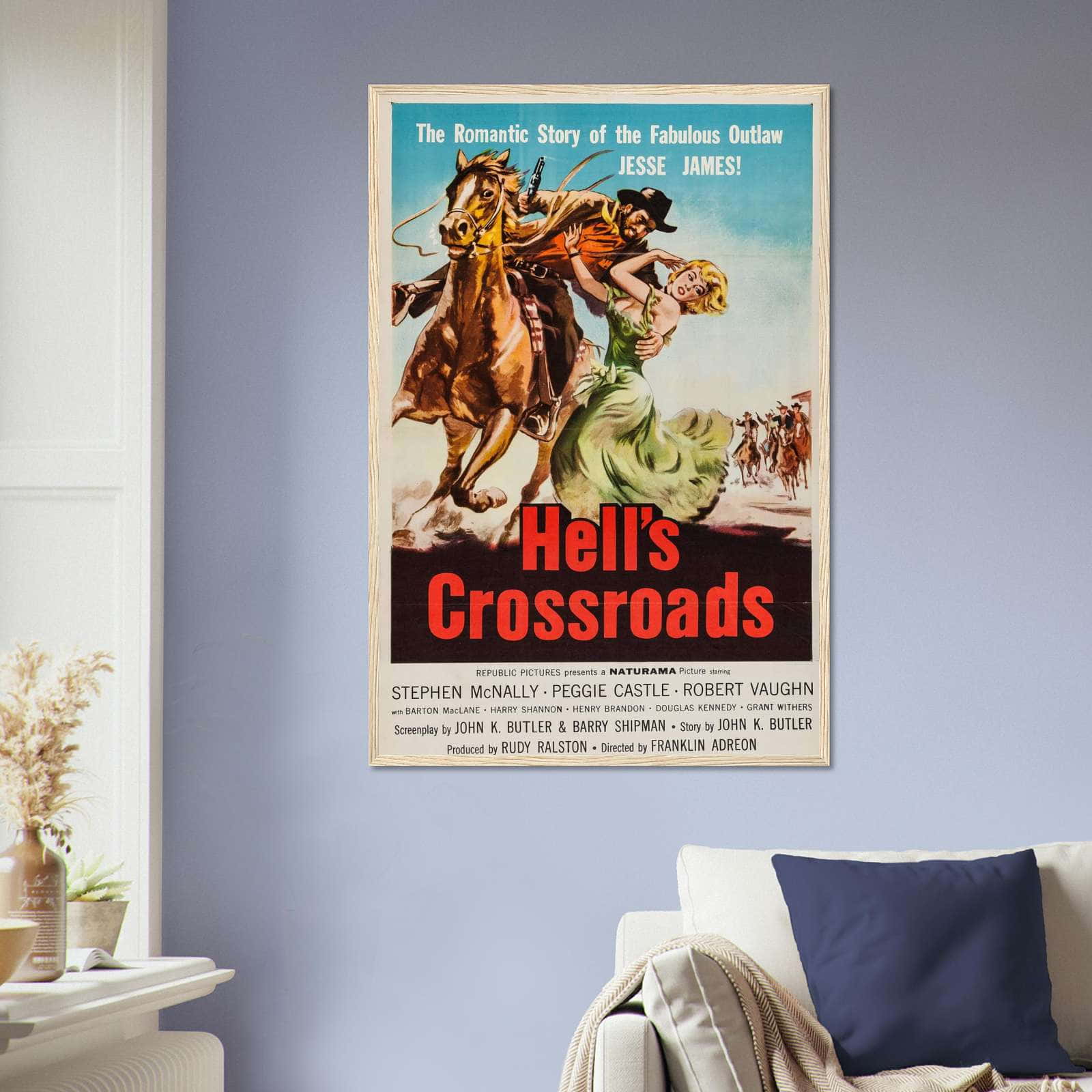 Hell's Crossroads (1957) Movie Poster Print - Citiesbox
