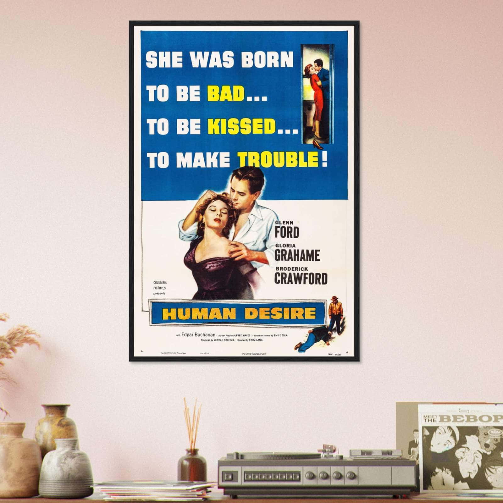 Human Desire (1954) Movie Poster Print - Citiesbox