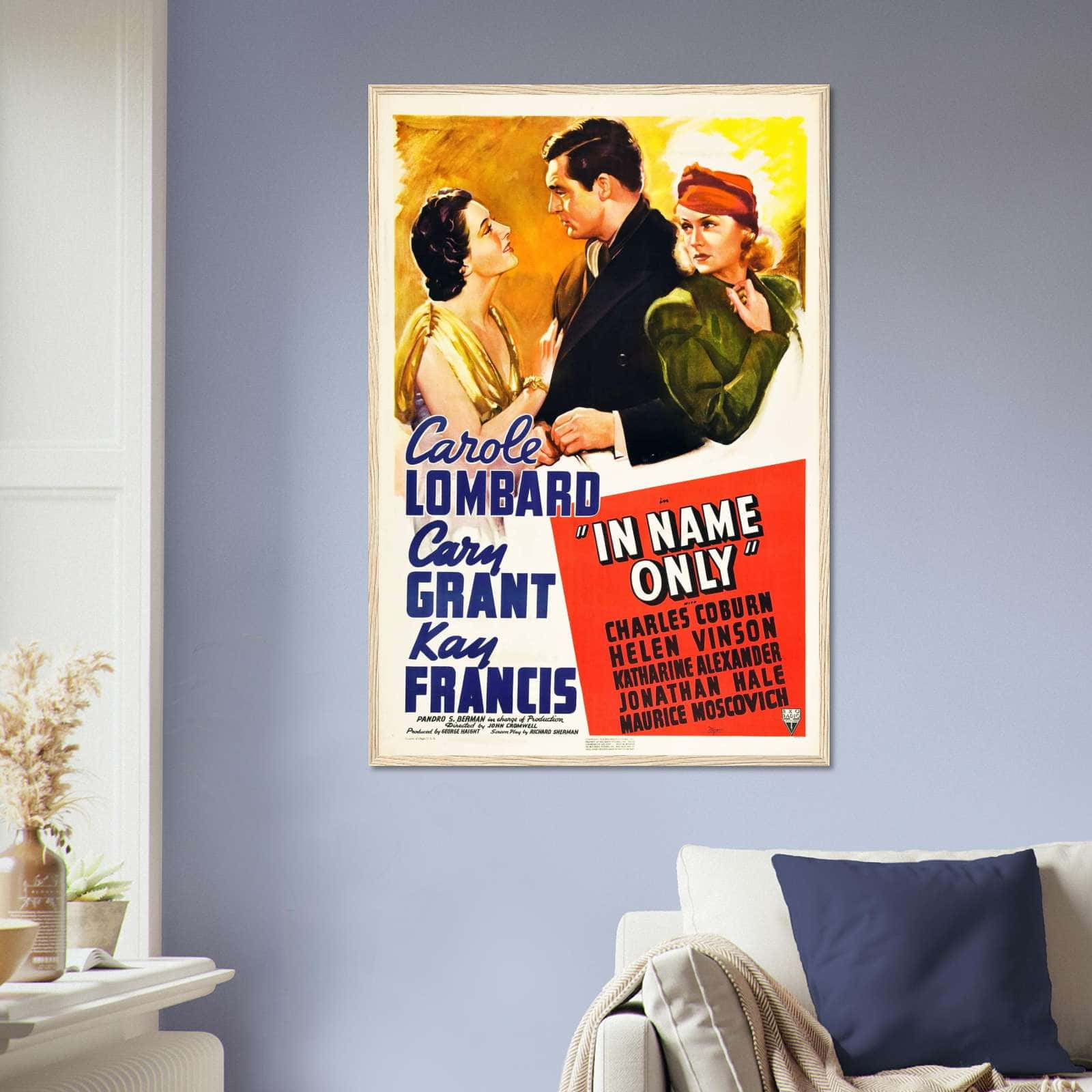 In Name Only (1939) Movie Poster Print - Citiesbox