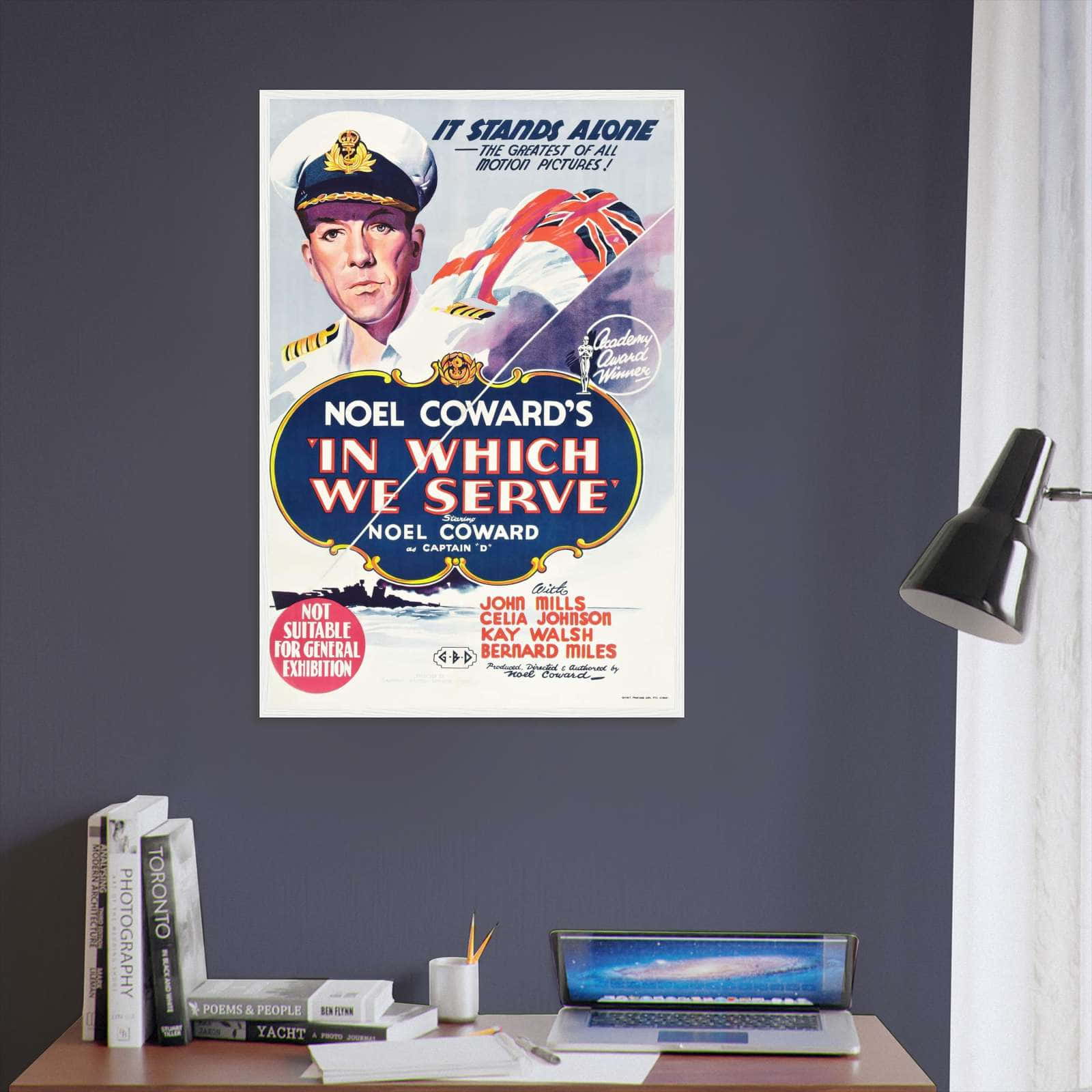 In Which We Serve (1942) Movie Poster Print - Citiesbox