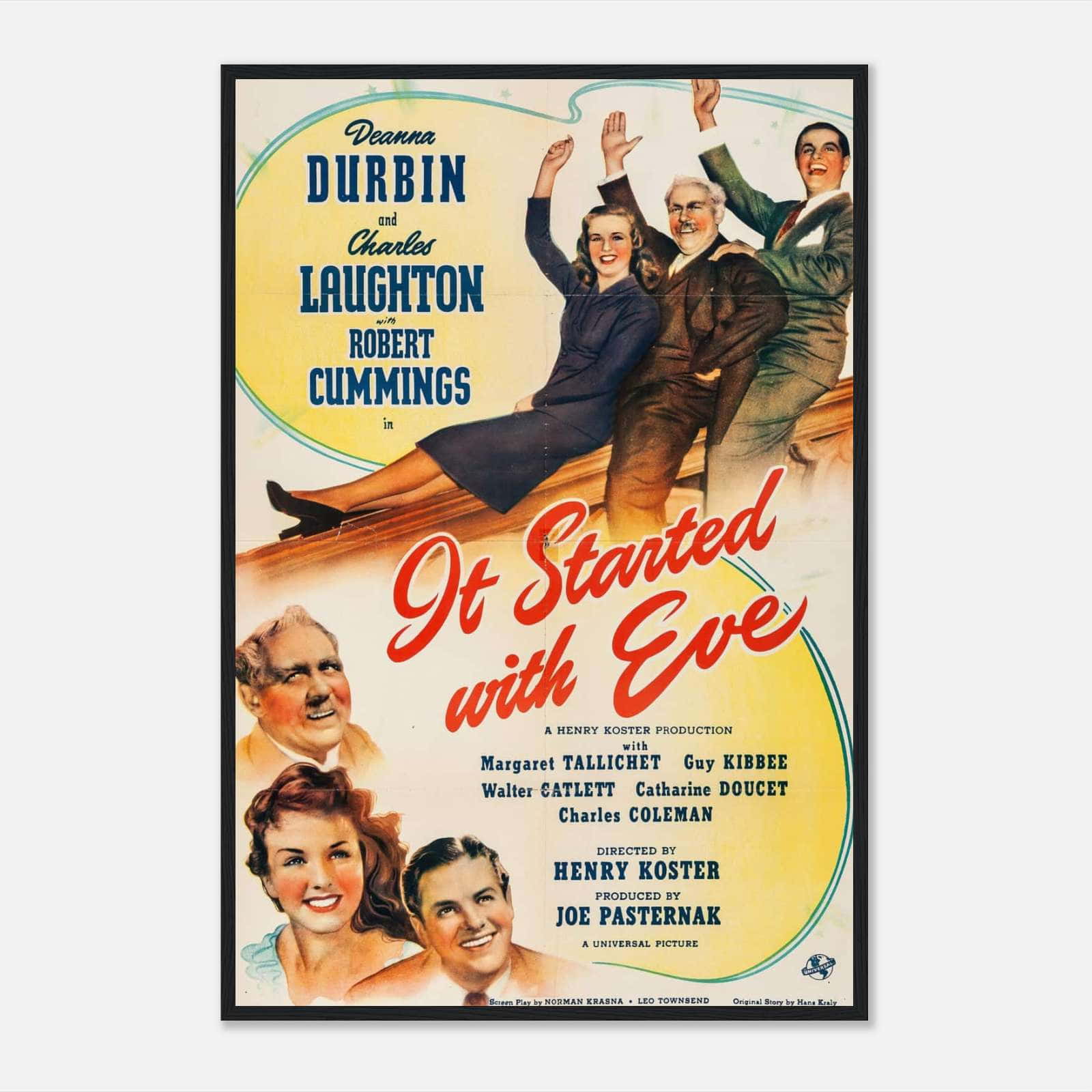 It Started with Eve (1941) Movie Poster Print - Citiesbox