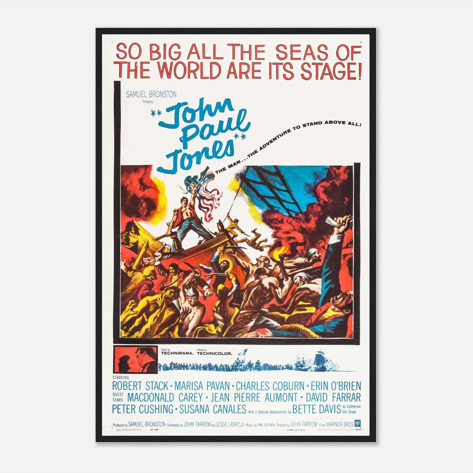 John Paul Jones (1959) Movie Poster Print - Citiesbox