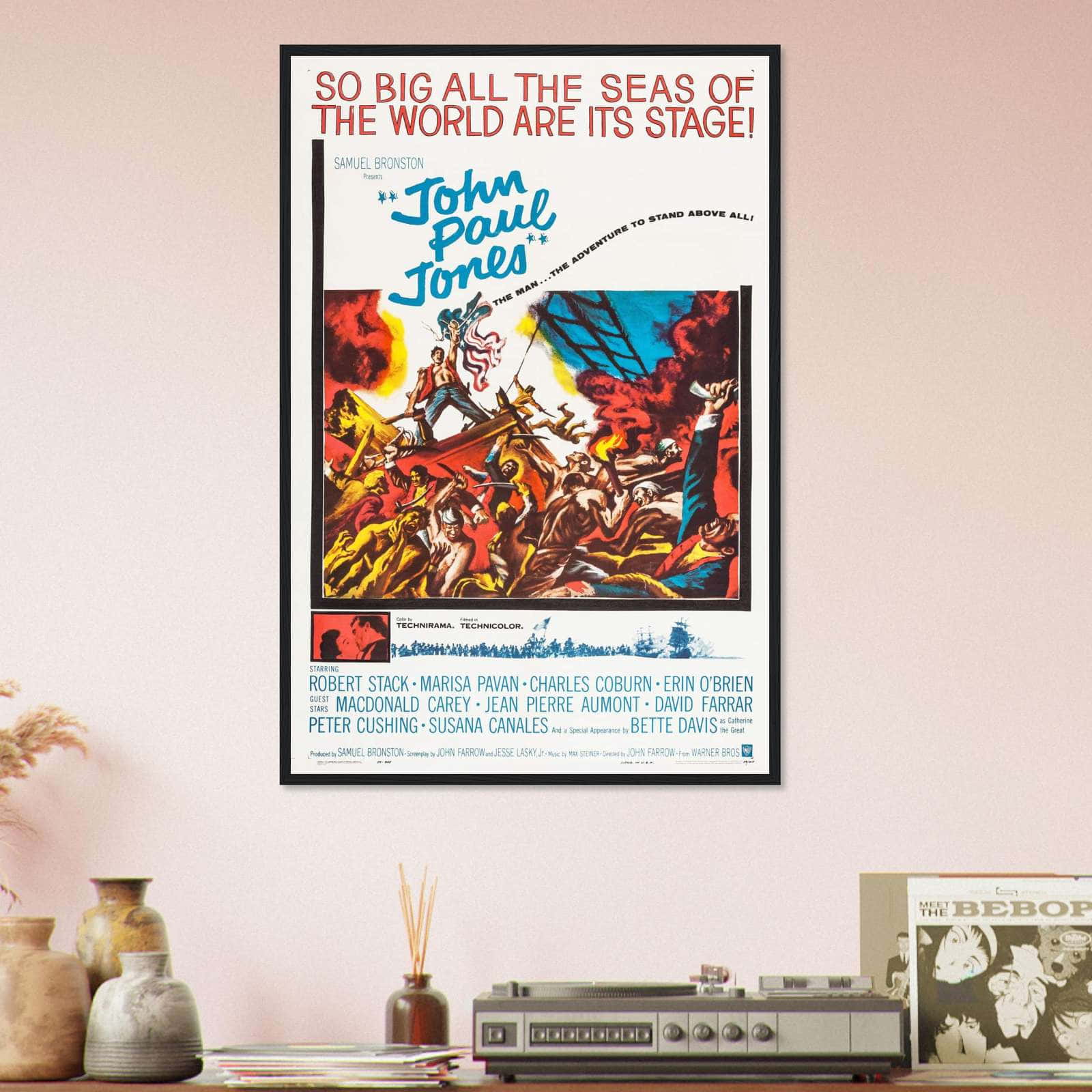 John Paul Jones (1959) Movie Poster Print - Citiesbox