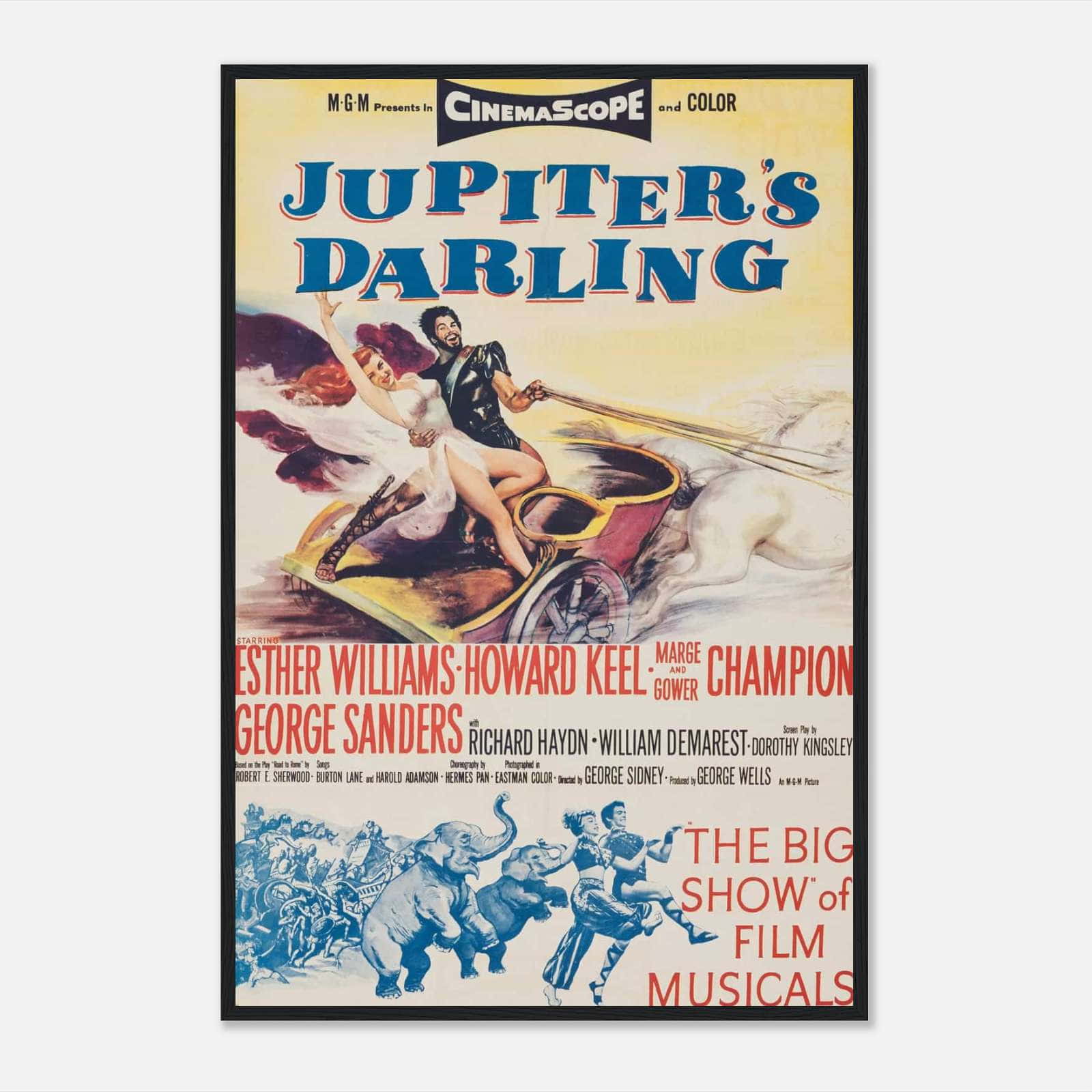 Jupiter's Darling (1955) Movie Poster Print - Citiesbox