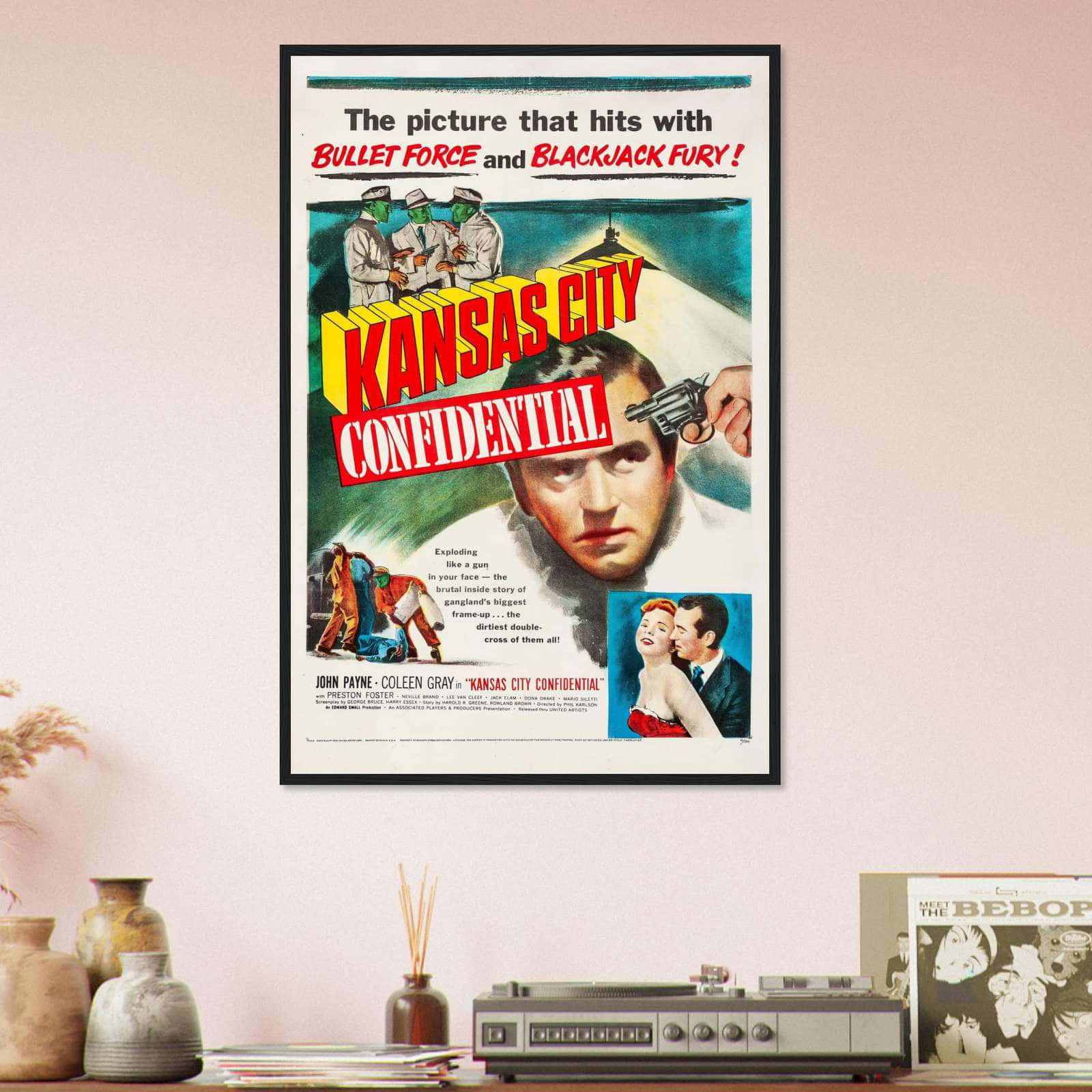 Kansas City Confidential (1952) Movie Poster Print - Citiesbox