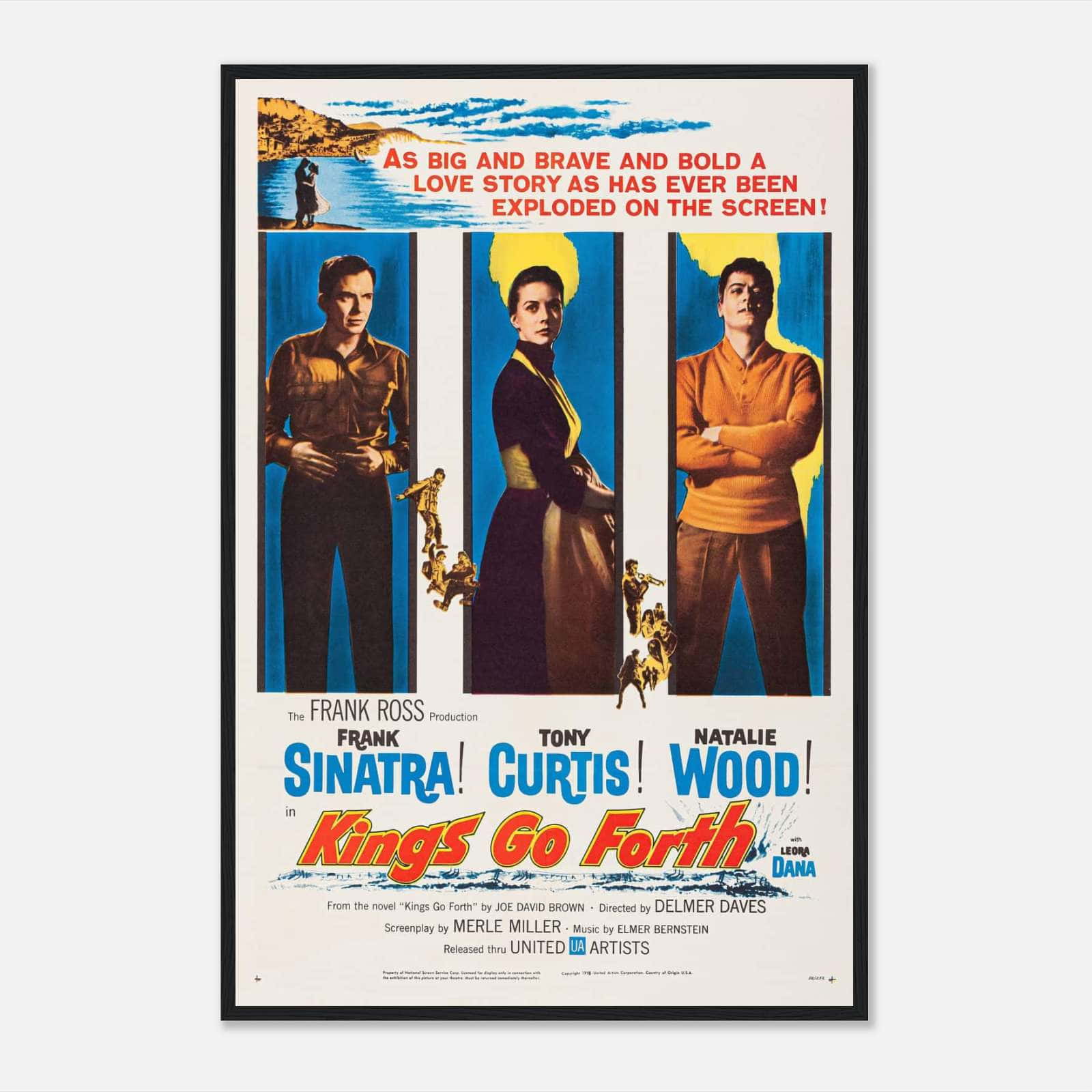 Kings Go Forth 1958 Movie Poster Print Citiesbox 6576