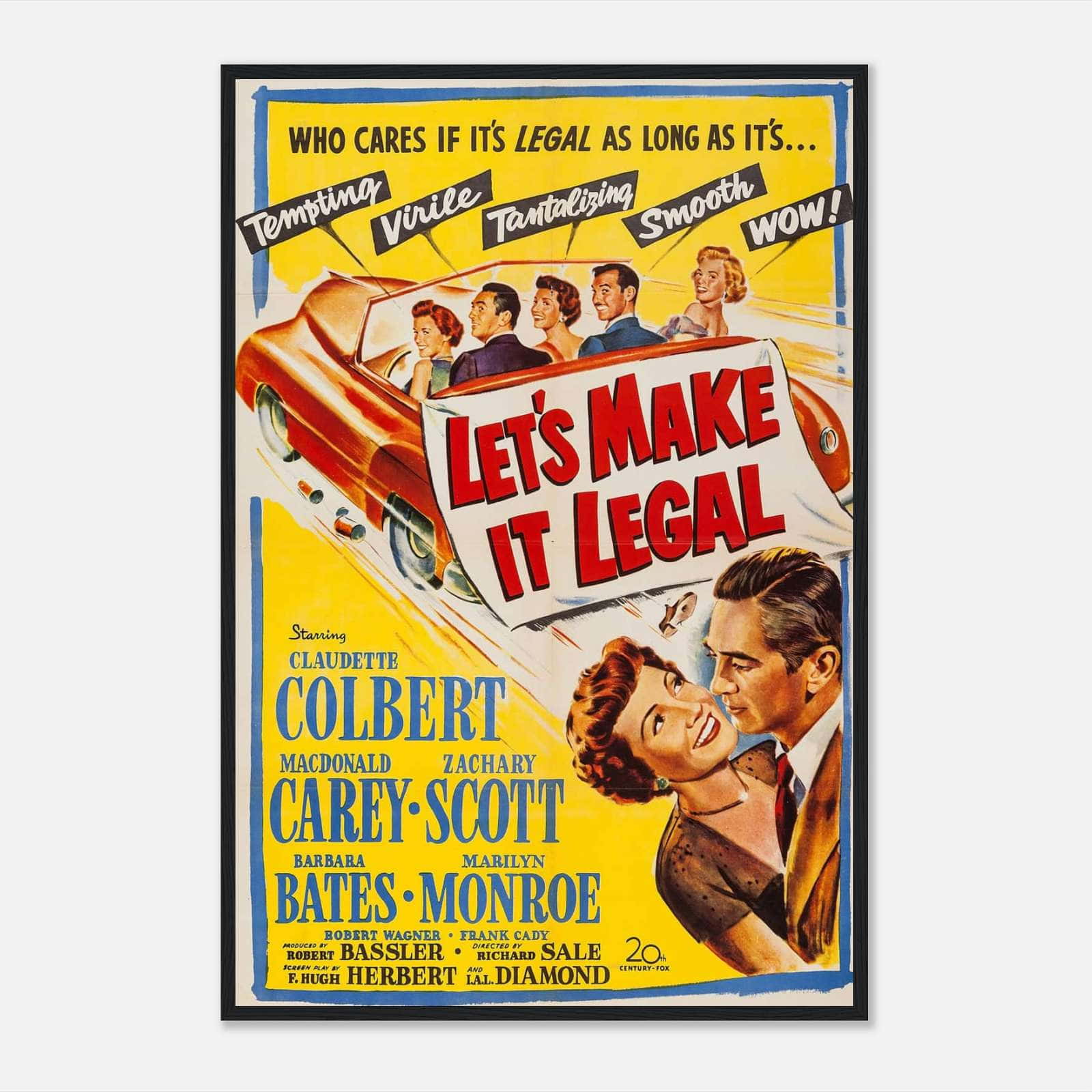 Let's Make It Legal (1951) Movie Poster Print - Citiesbox