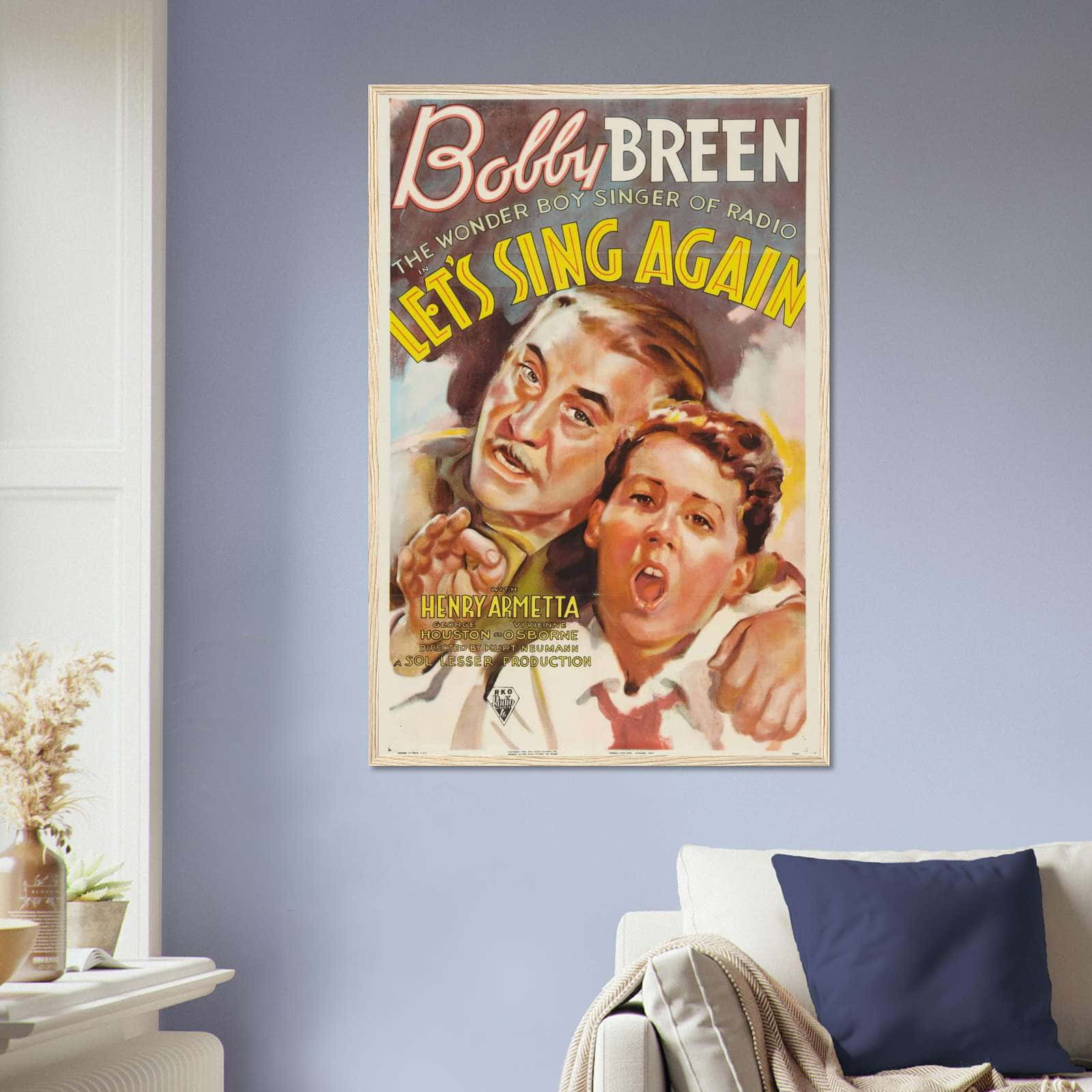 Let's Sing Again (1936) Movie Poster Print - Citiesbox