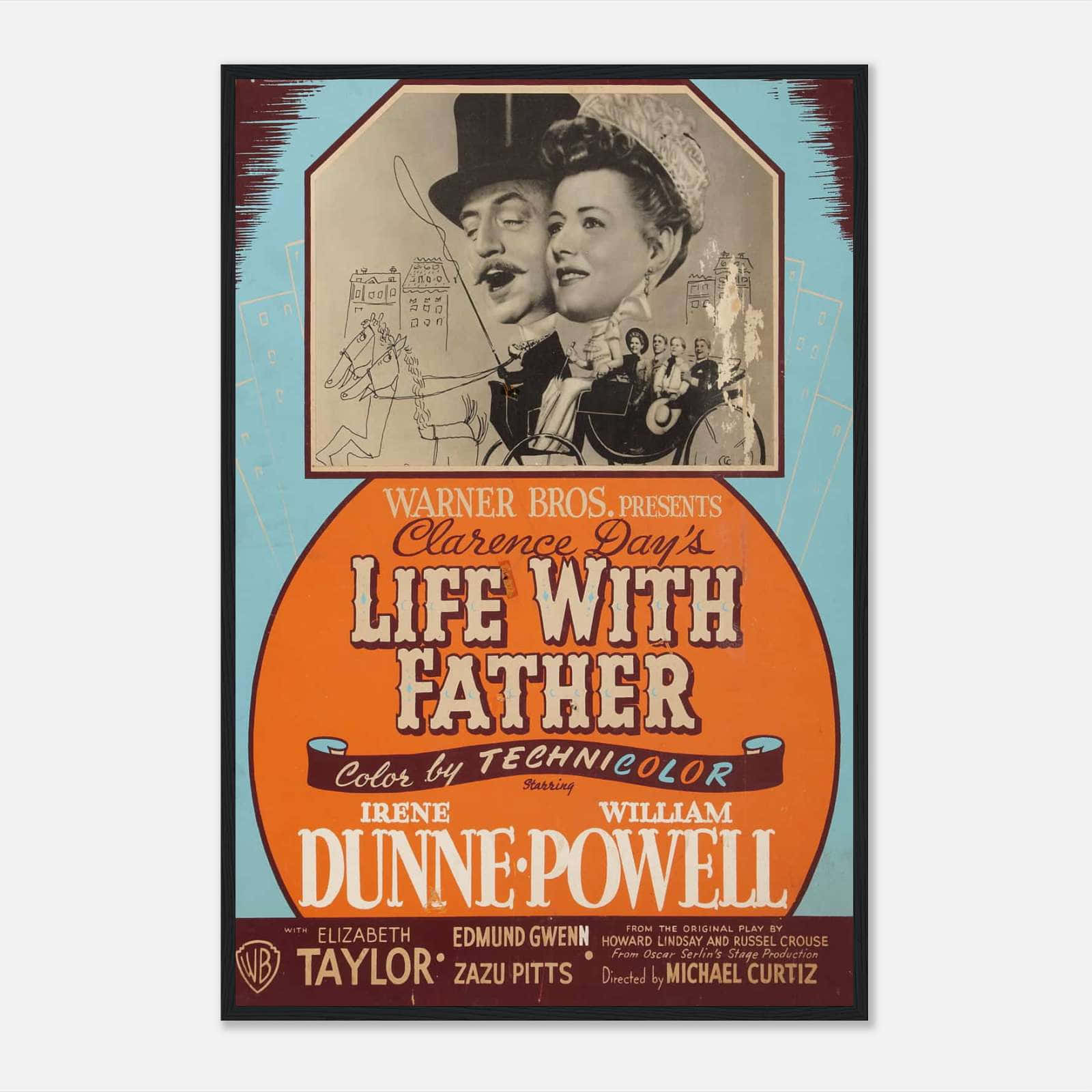 Life with Father (1947) Movie Poster Print - Citiesbox
