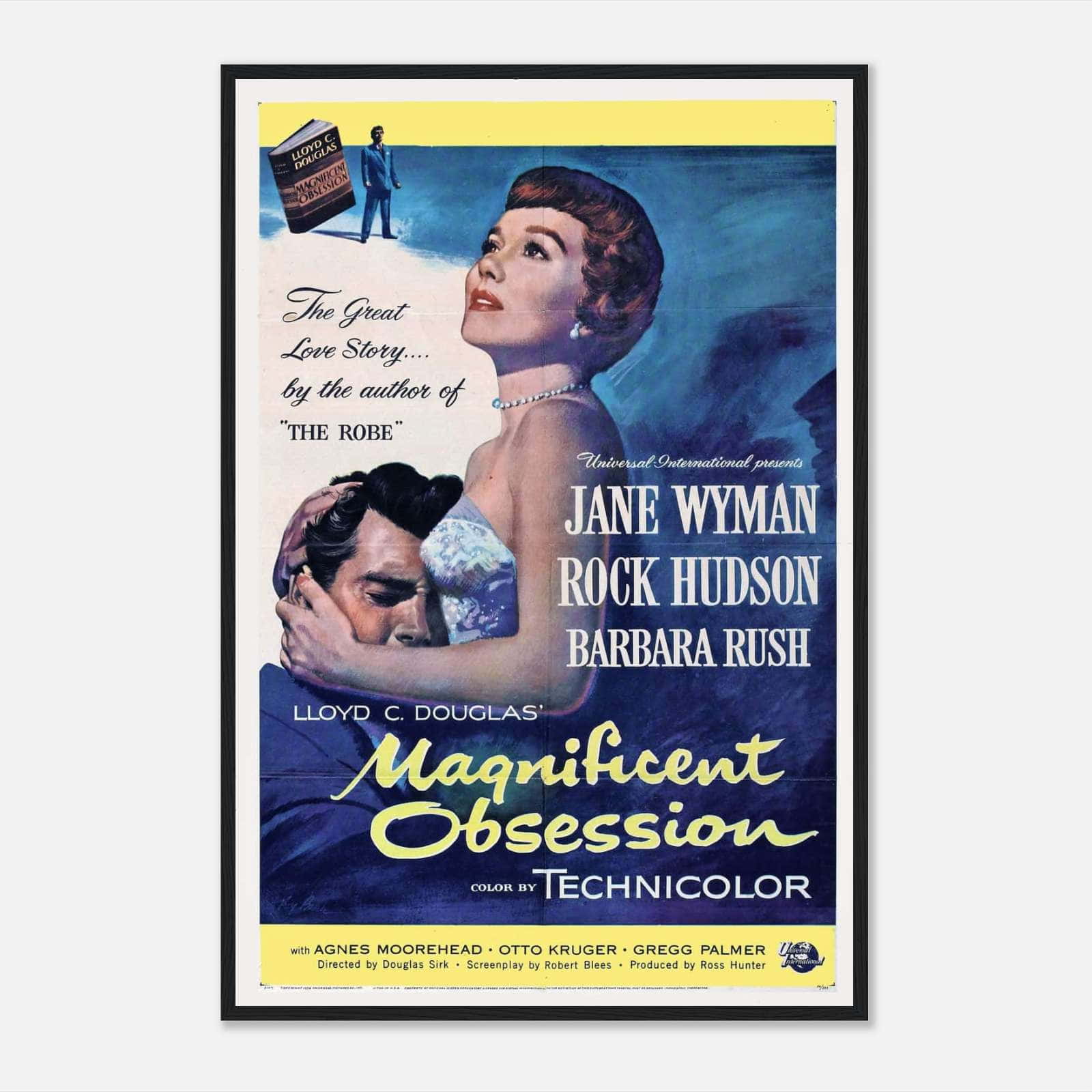 Magnificent Obsession (1954) Movie Poster Print - Citiesbox