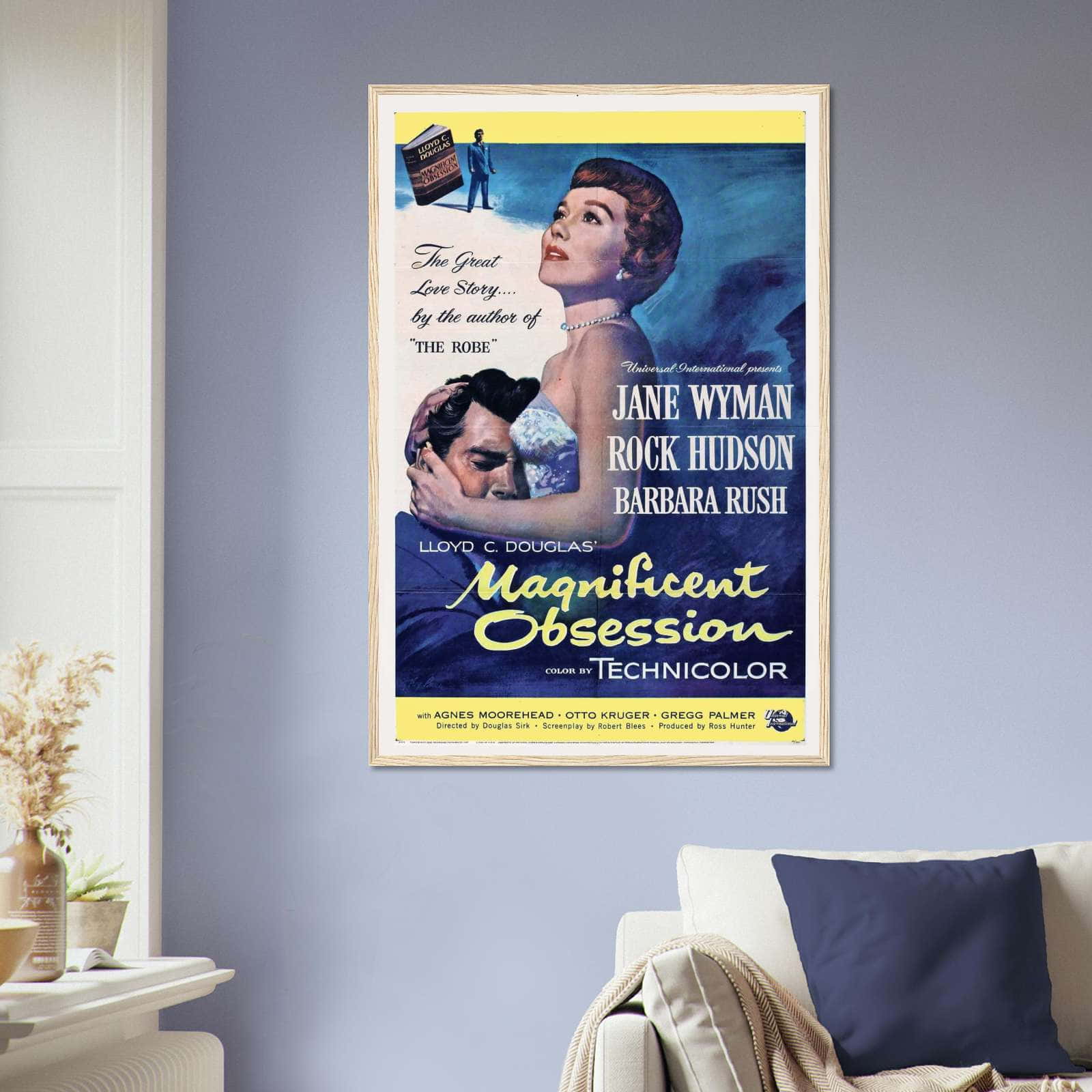 Magnificent Obsession (1954) Movie Poster Print - Citiesbox