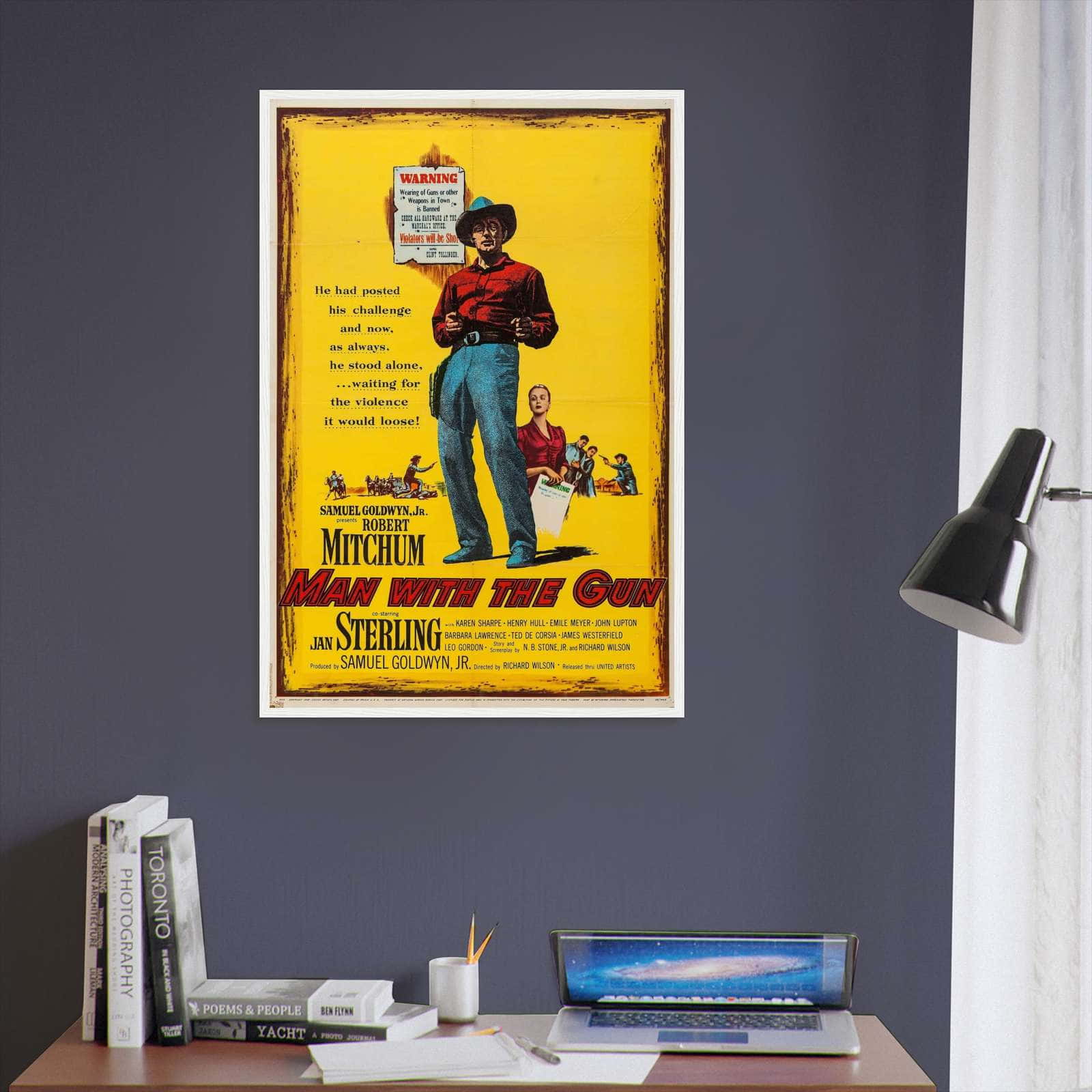 Man with the Gun (1955) Movie Poster Print - Citiesbox