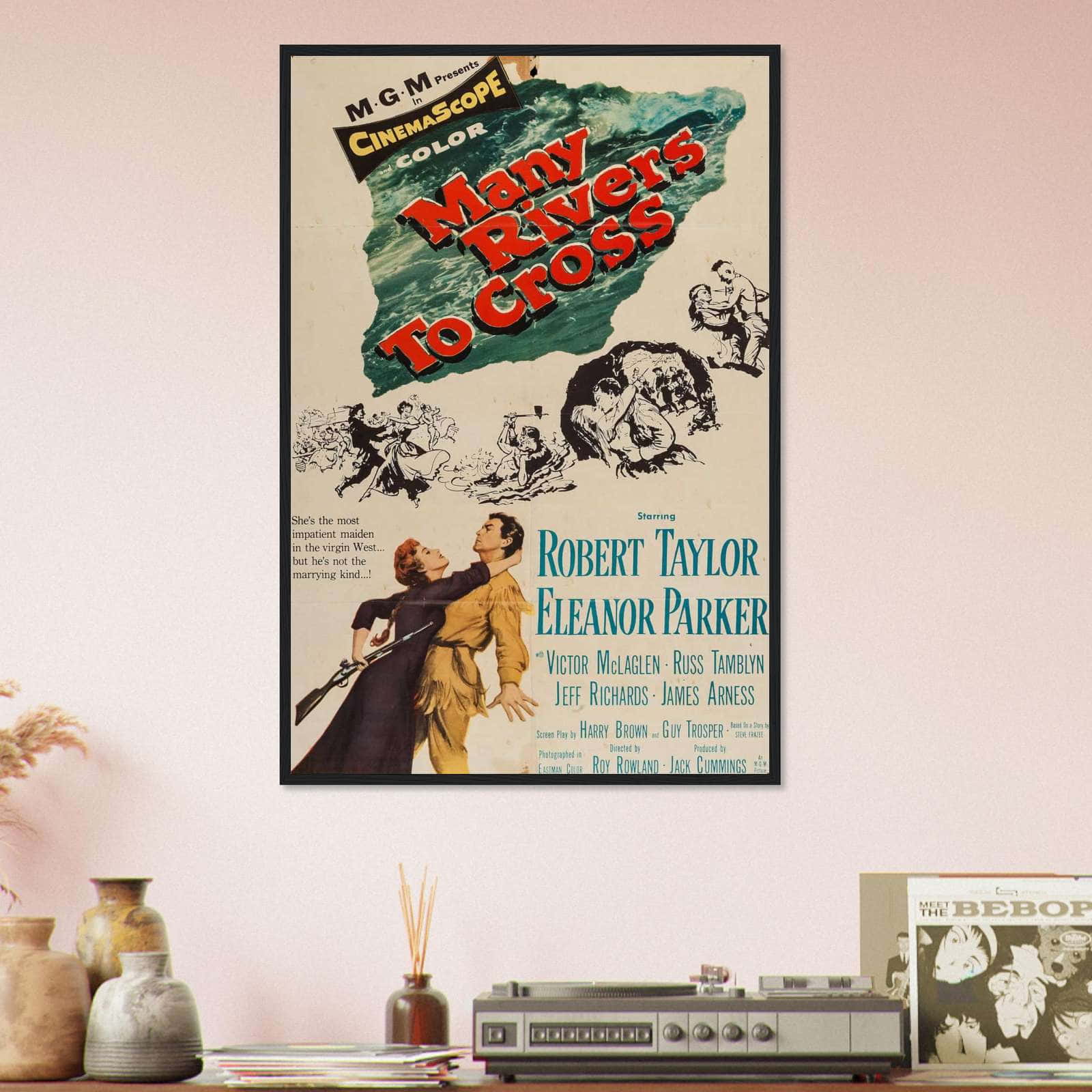 Many Rivers to Cross (1955) Movie Poster Print - Citiesbox