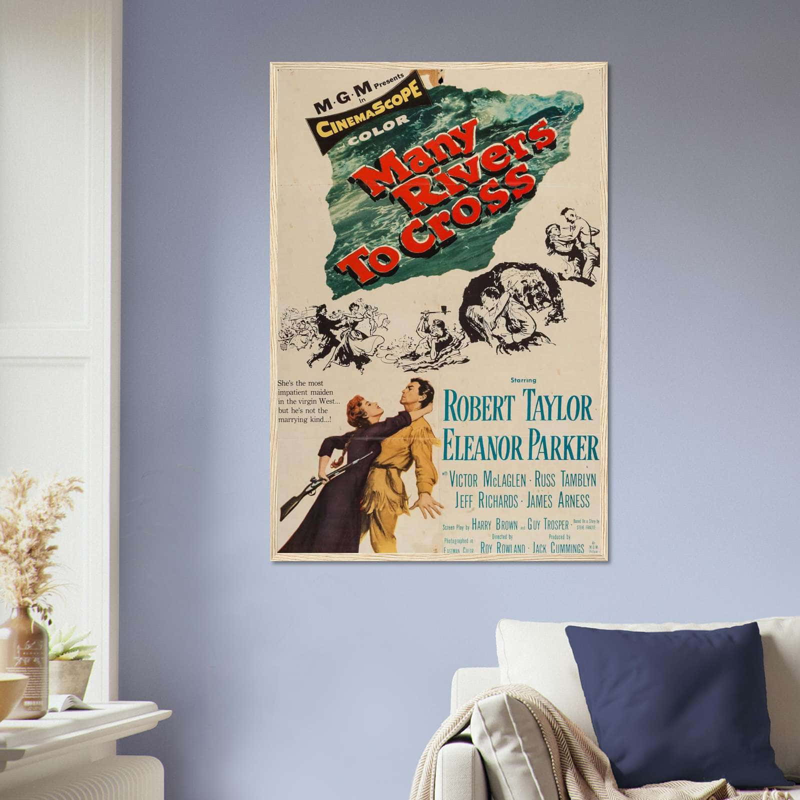 Many Rivers to Cross (1955) Movie Poster Print - Citiesbox