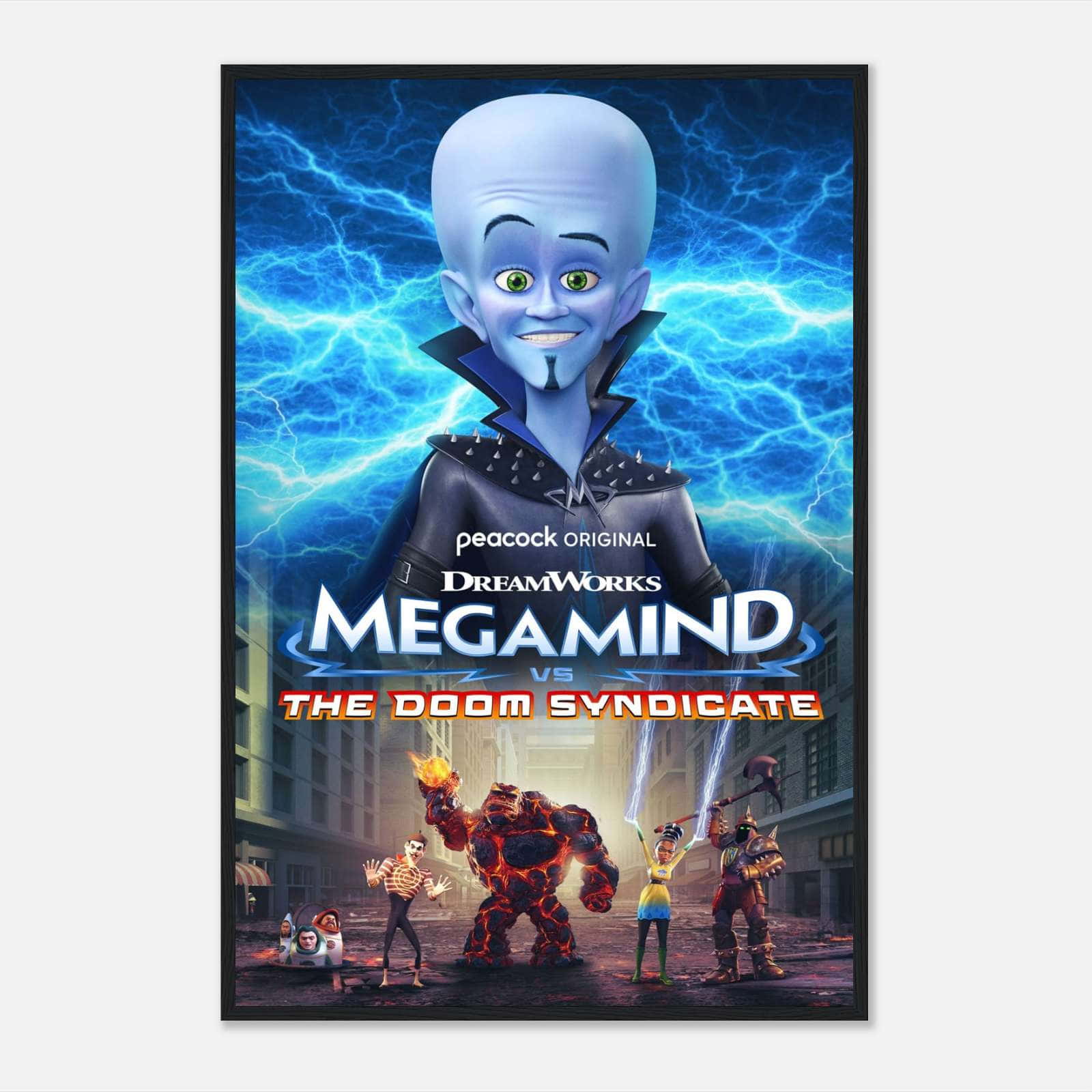 Megamind vs. the Doom Syndicate (2024) Movie Poster Print - Citiesbox
