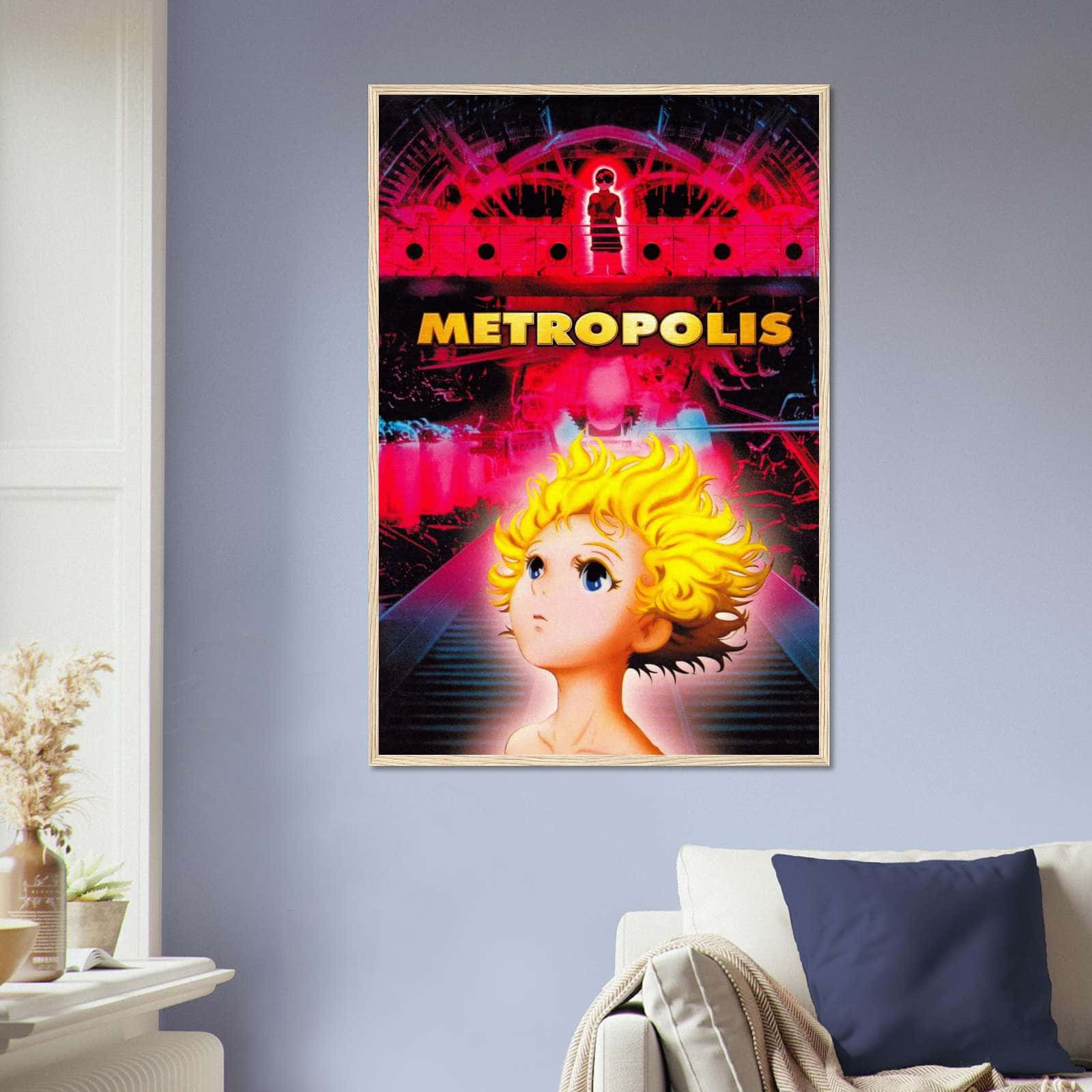 Metropolis (2001) Movie Poster Print - Citiesbox