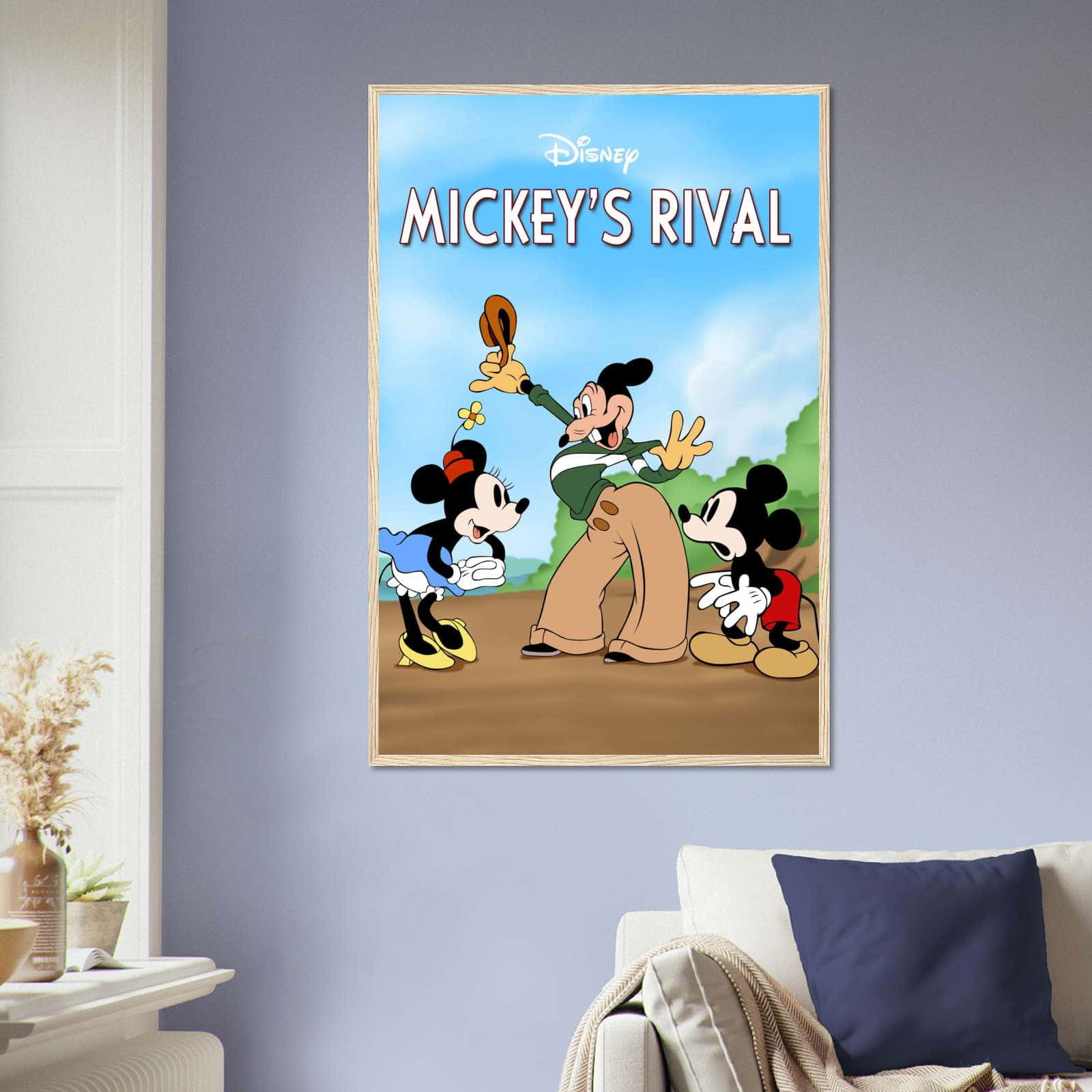 Mickey's Rival (1936) Movie Poster Print - Citiesbox