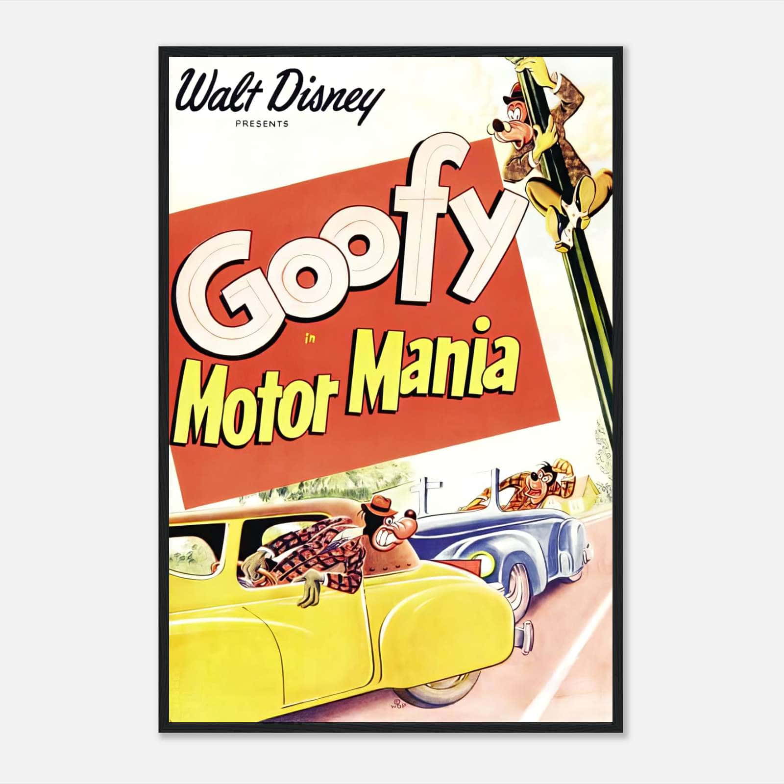 Motor Mania (1950) Movie Poster Print - Citiesbox