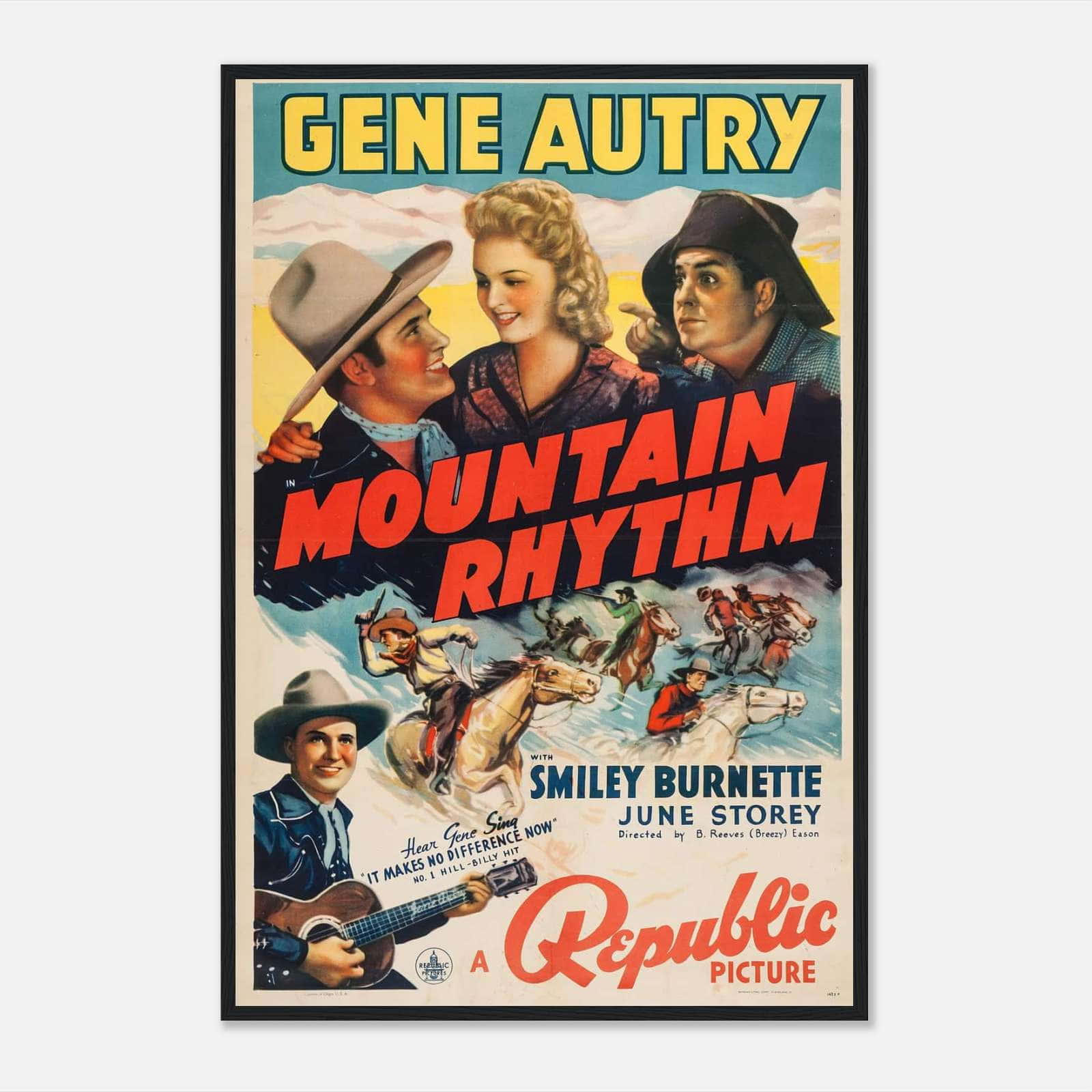 Mountain Rhythm (1939) Movie Poster Print - Citiesbox