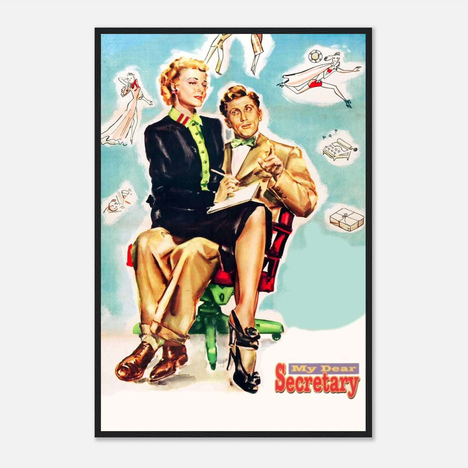 My Dear Secretary (1948) Movie Poster Print - Citiesbox
