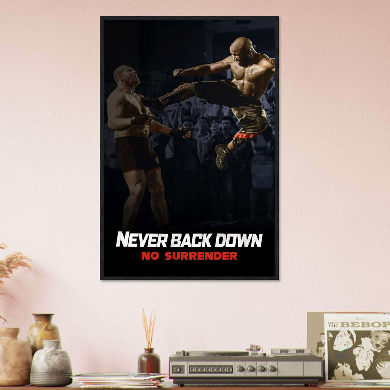 Never Back Down No Surrender 2016 Movie Poster Print Citiesbox