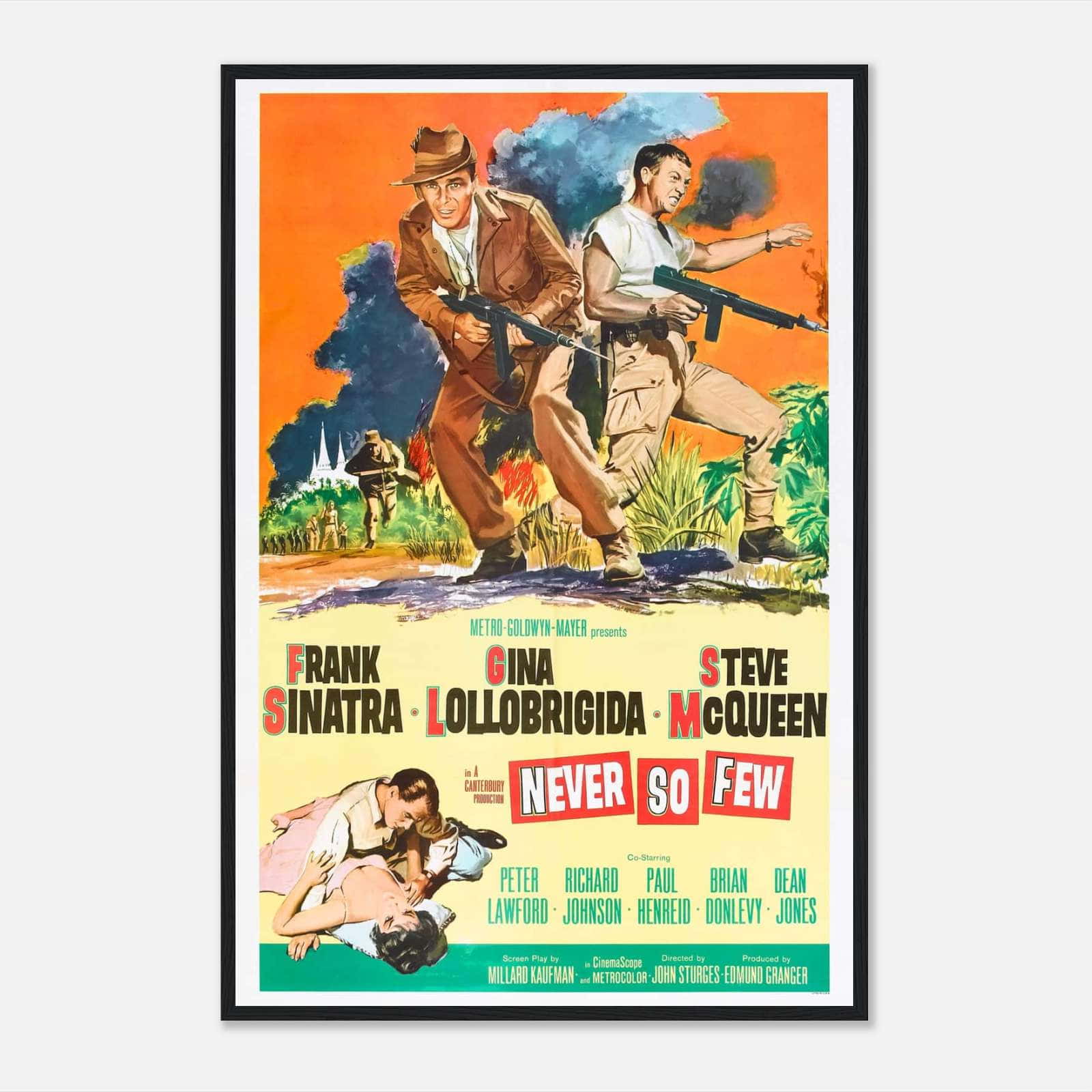 Never So Few (1959) Movie Poster Print - Citiesbox
