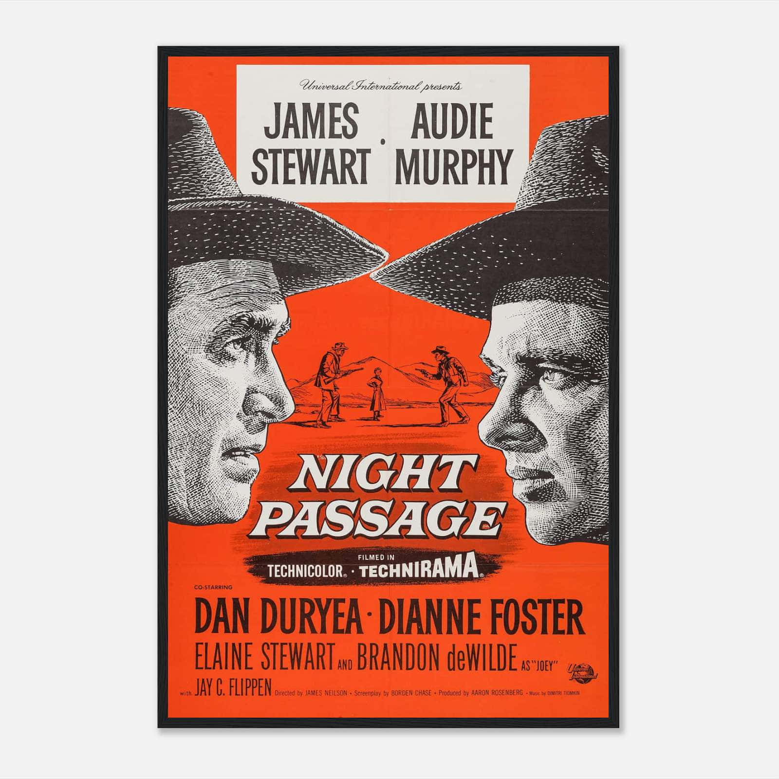 Night Passage (1957) Movie Poster Print - Citiesbox