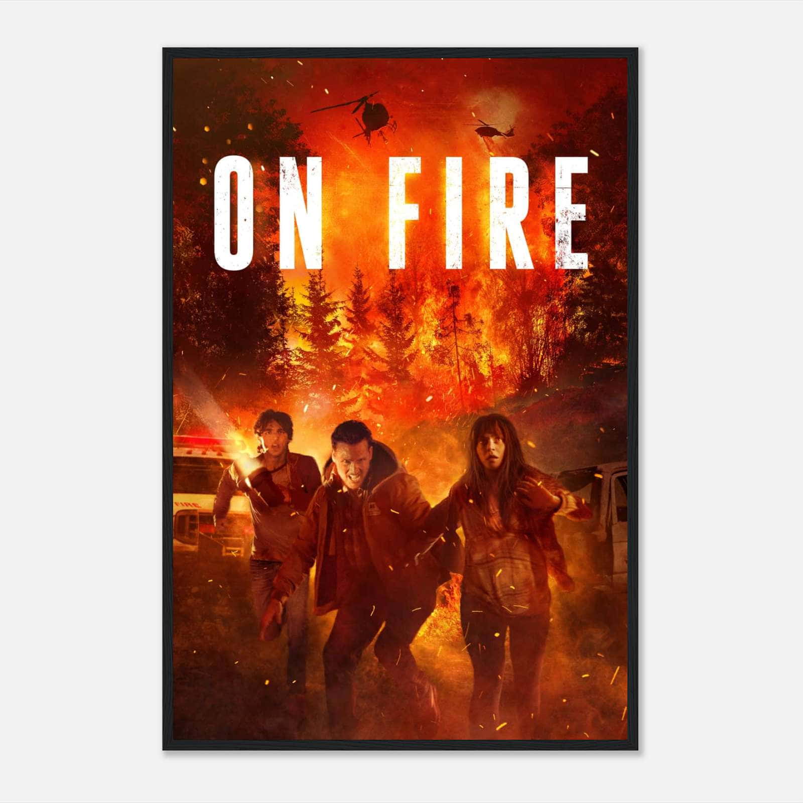 On Fire (2023) Movie Poster Print - Citiesbox