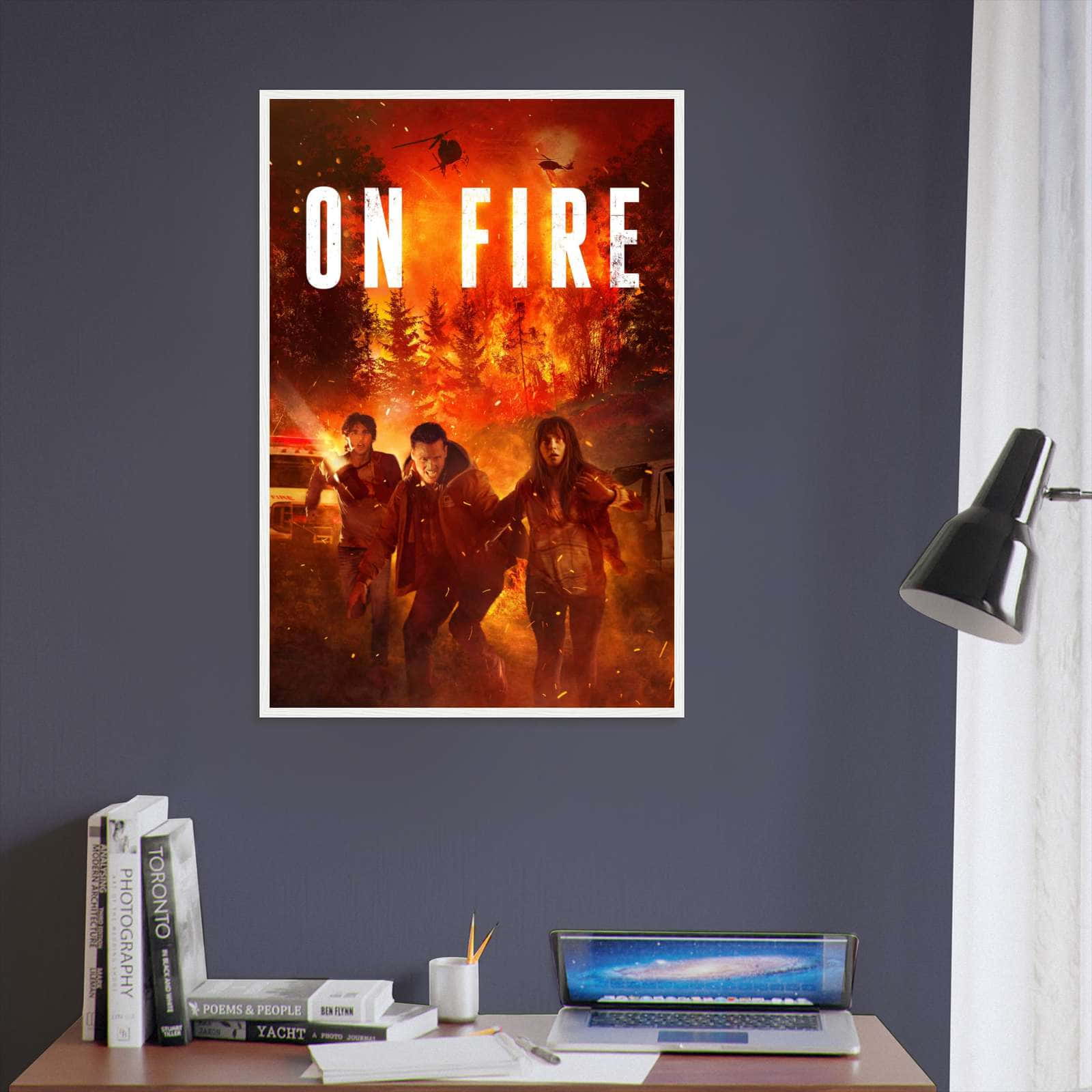 On Fire (2023) Movie Poster Print - Citiesbox