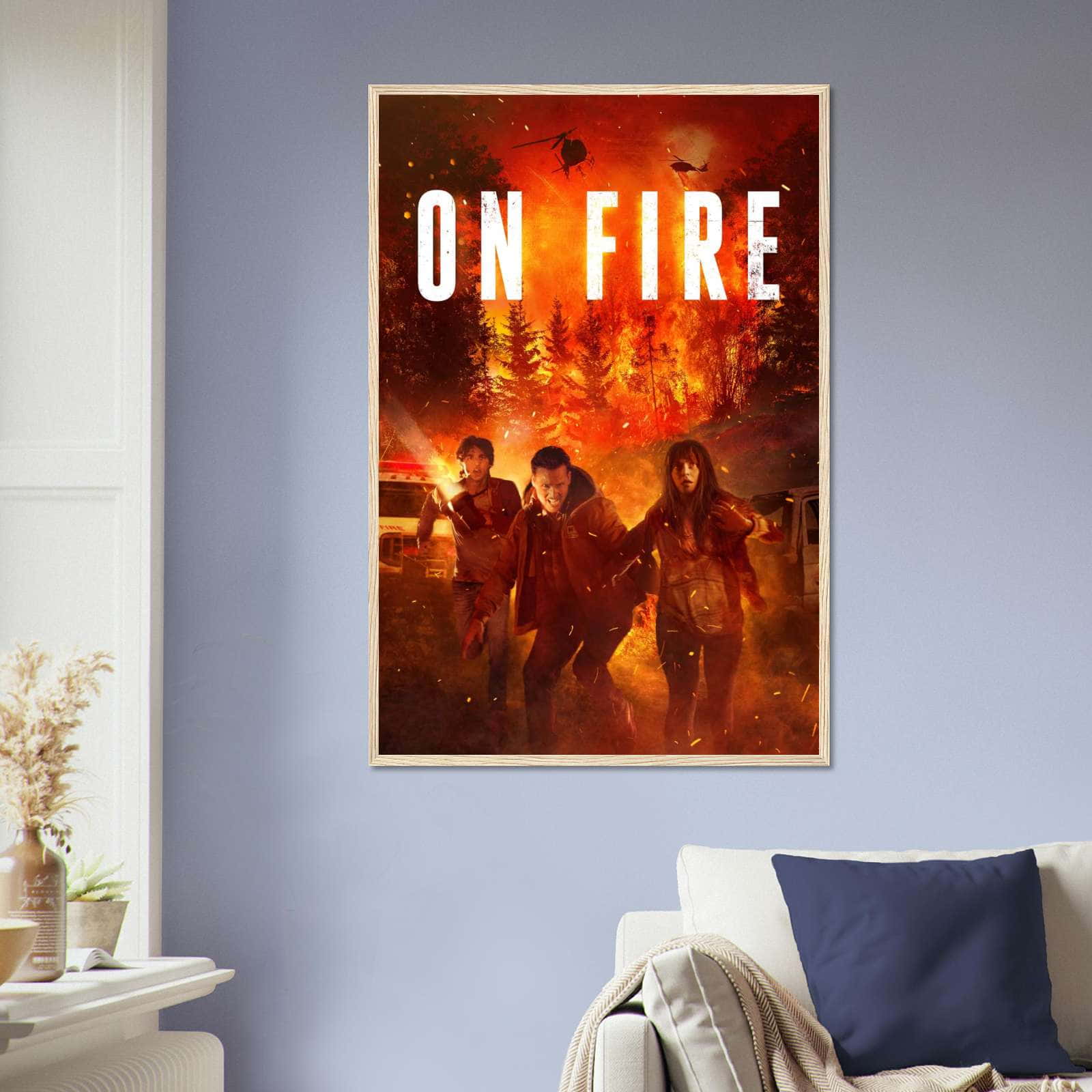 On Fire (2023) Movie Poster Print - Citiesbox